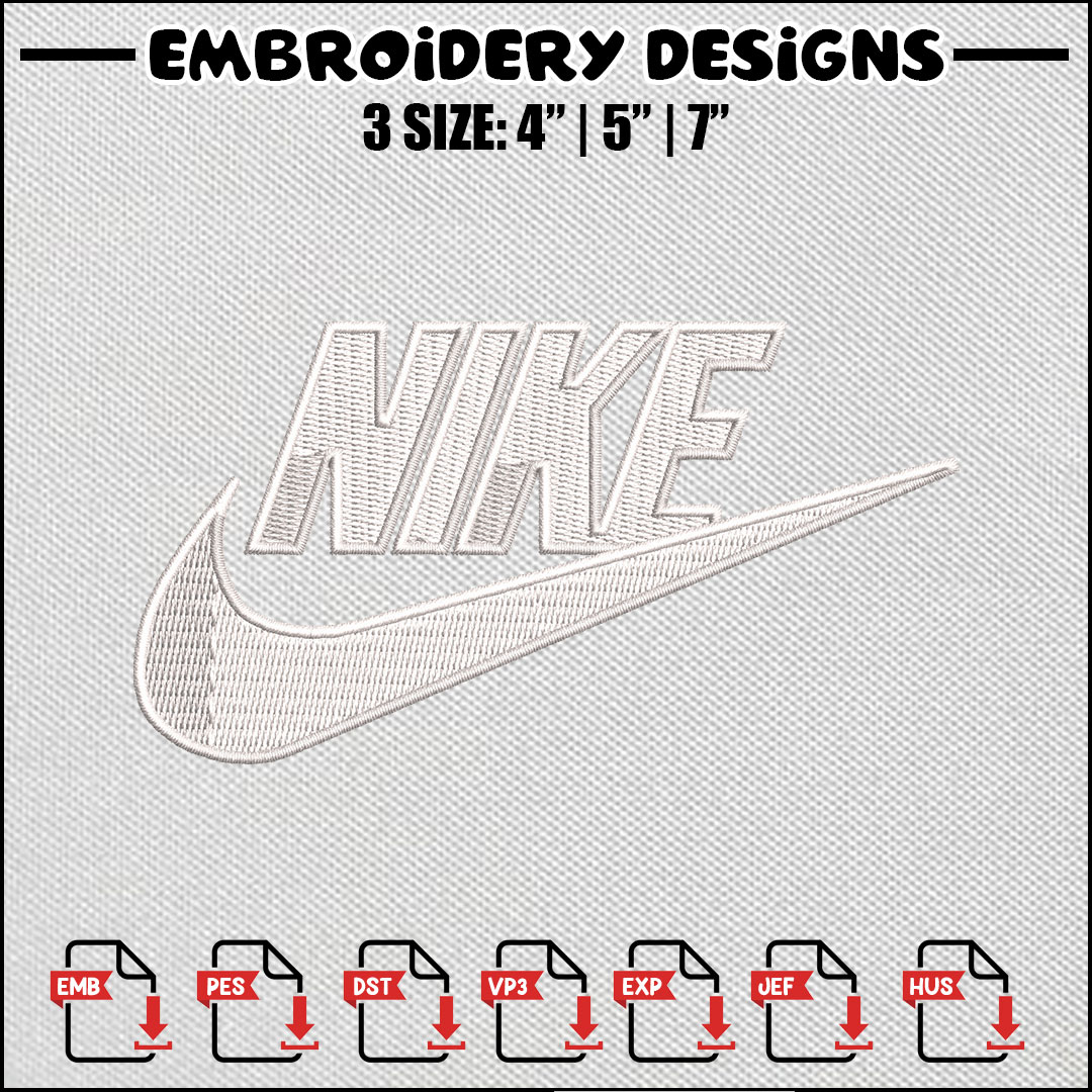 Nike simple embroidery design, Nike embroidery, Nike design, - Inspire ...