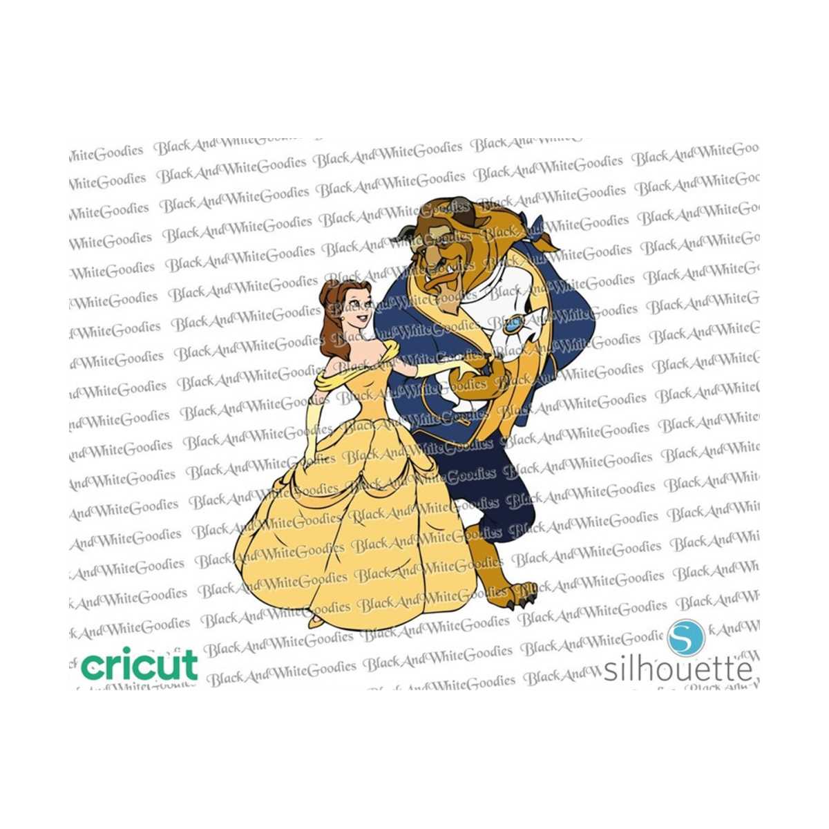 Belle and the Beast svg, layered svg, cricut, cut file, cutt | Inspire ...