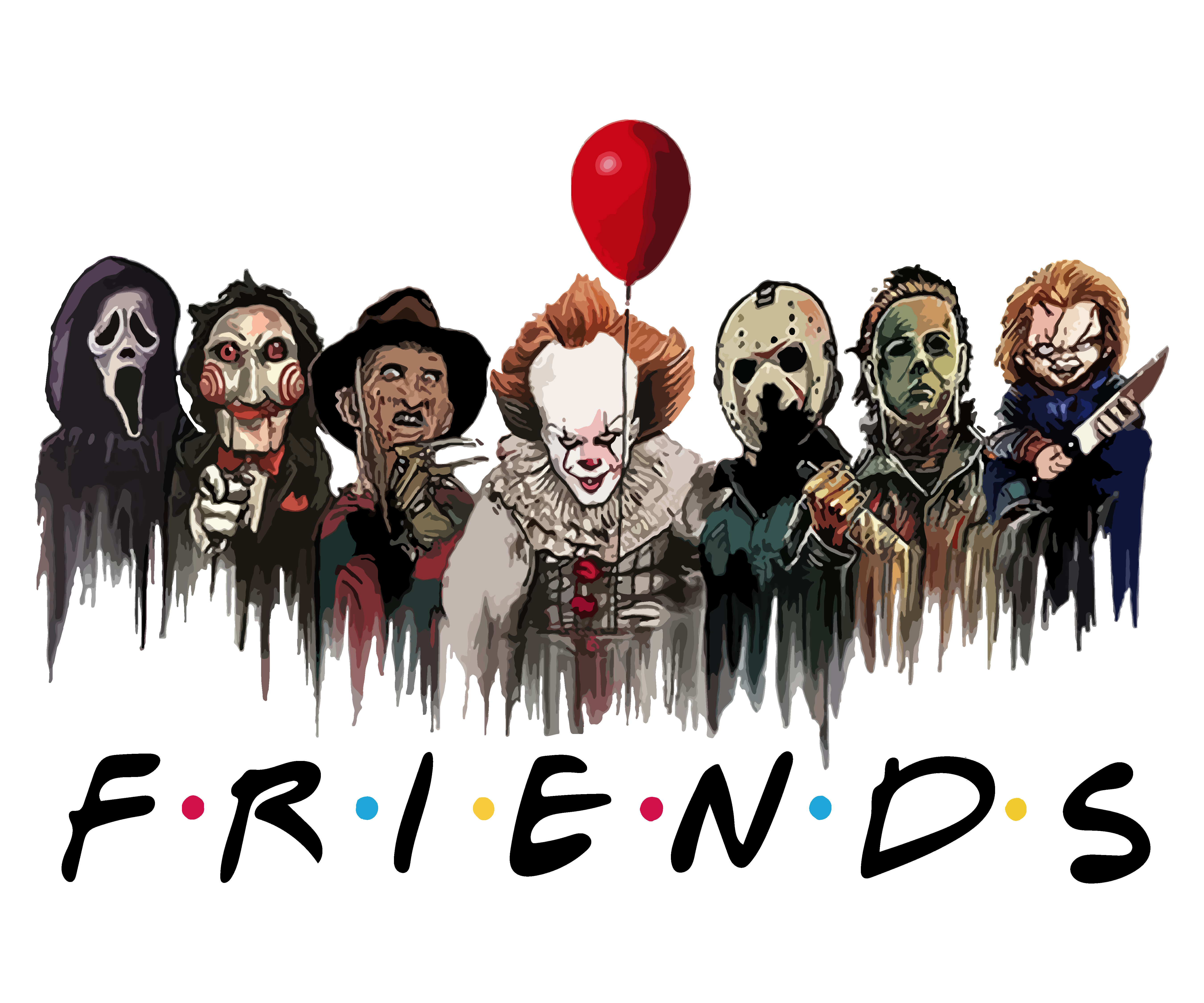 Halloween friends Png, Harror Friends Png, Straight Tumbler | Inspire ...