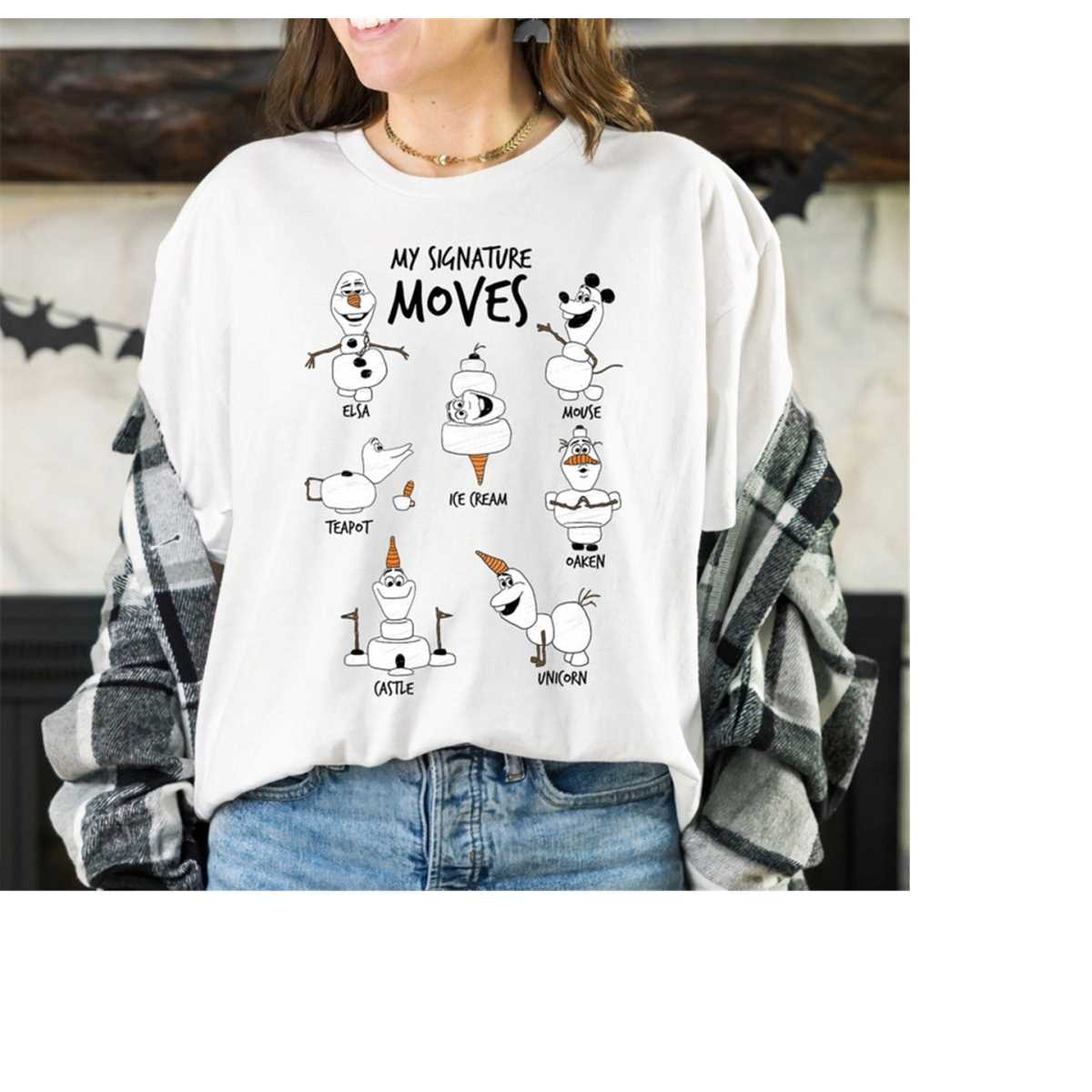 Disney Frozen 2 Olaf My Signature Moves T-Shirt Disneyland V | Inspire ...