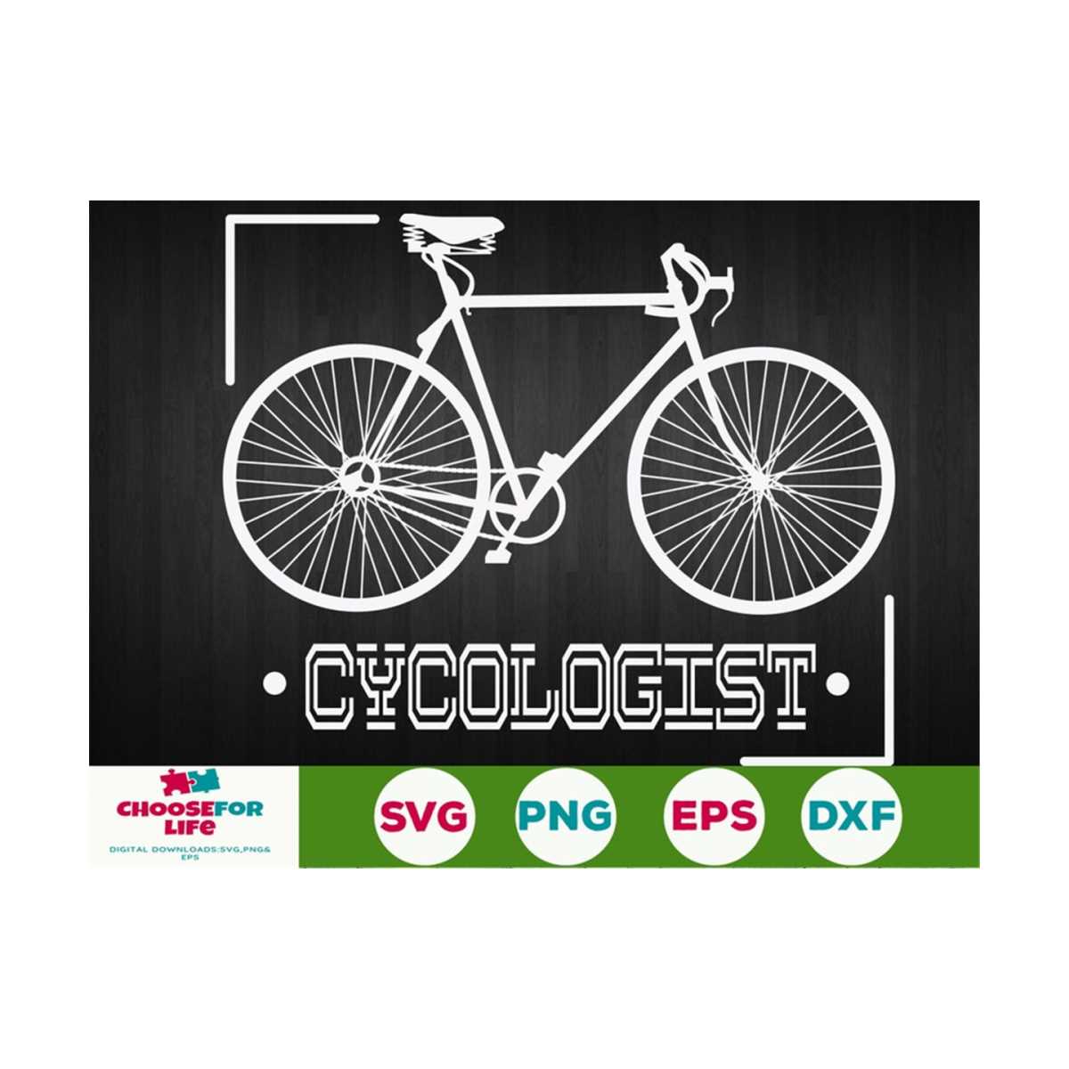 Cycologist Svg Bicycle Svg Cycling png eps dxf Cricut Digita | Inspire ...