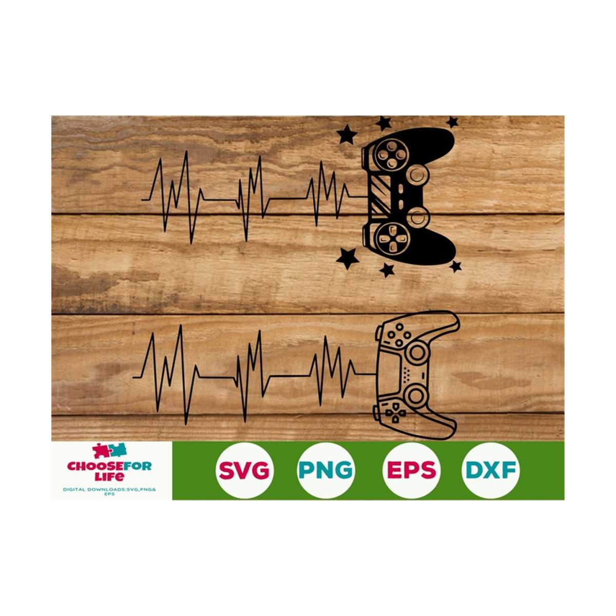 Heart beat SVG Gamer Heartbeat Svg Game control heartbeat s | Inspire ...