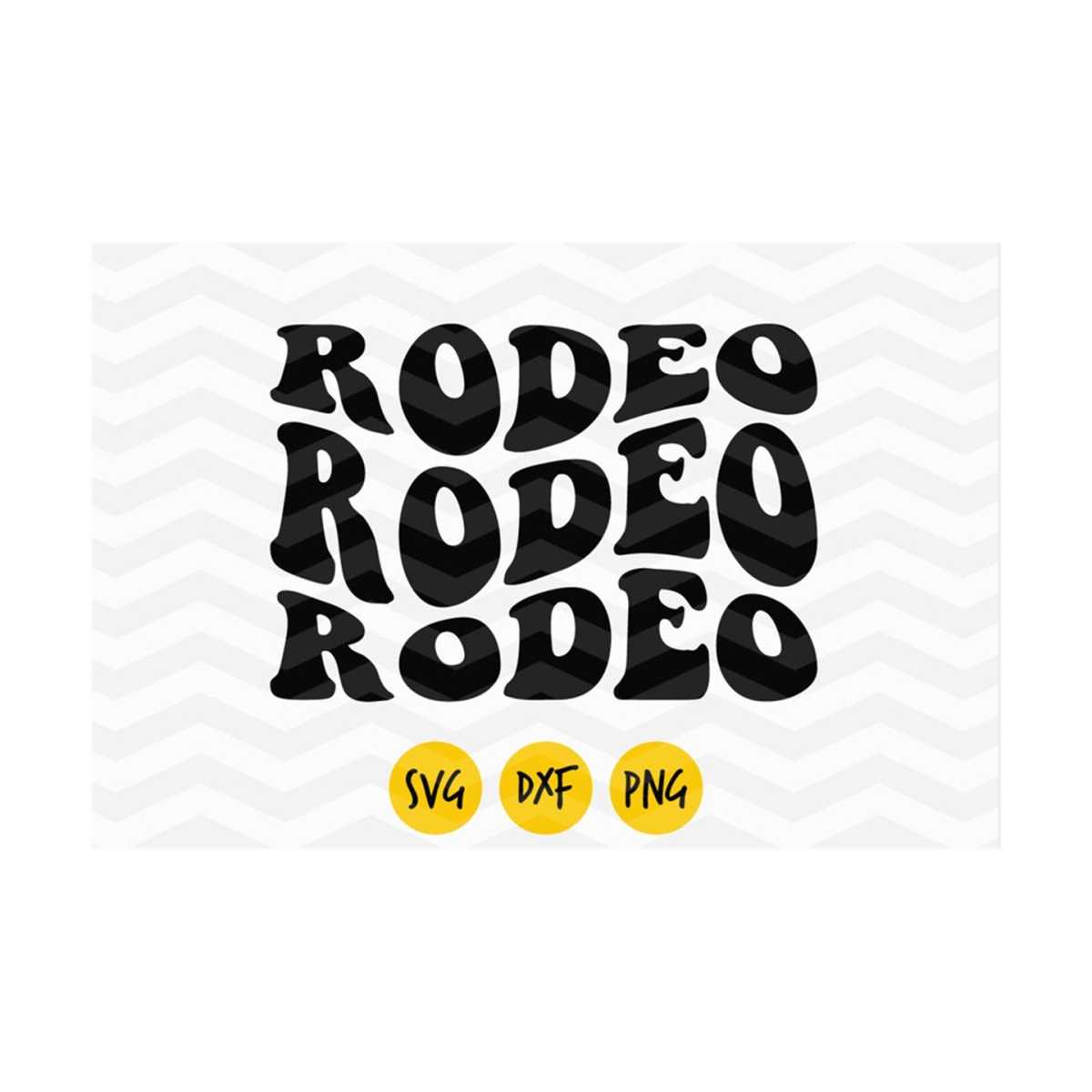 Rodeo svg,Rodeo groovy svg, Wavy stacked svg, retro sports s | Inspire ...