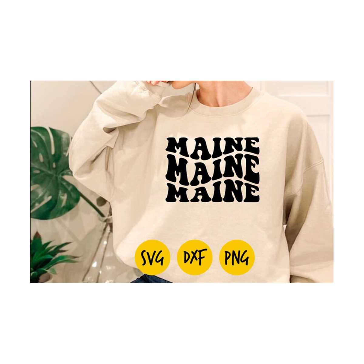 Maine svg, Maine groovy svg, Maine leopard svg,Maine love sv | Inspire ...