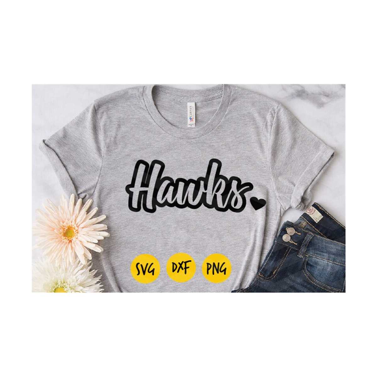Hawks svg, Hawks heart svg, Hawks pride, I love Hawks, bird | Inspire ...