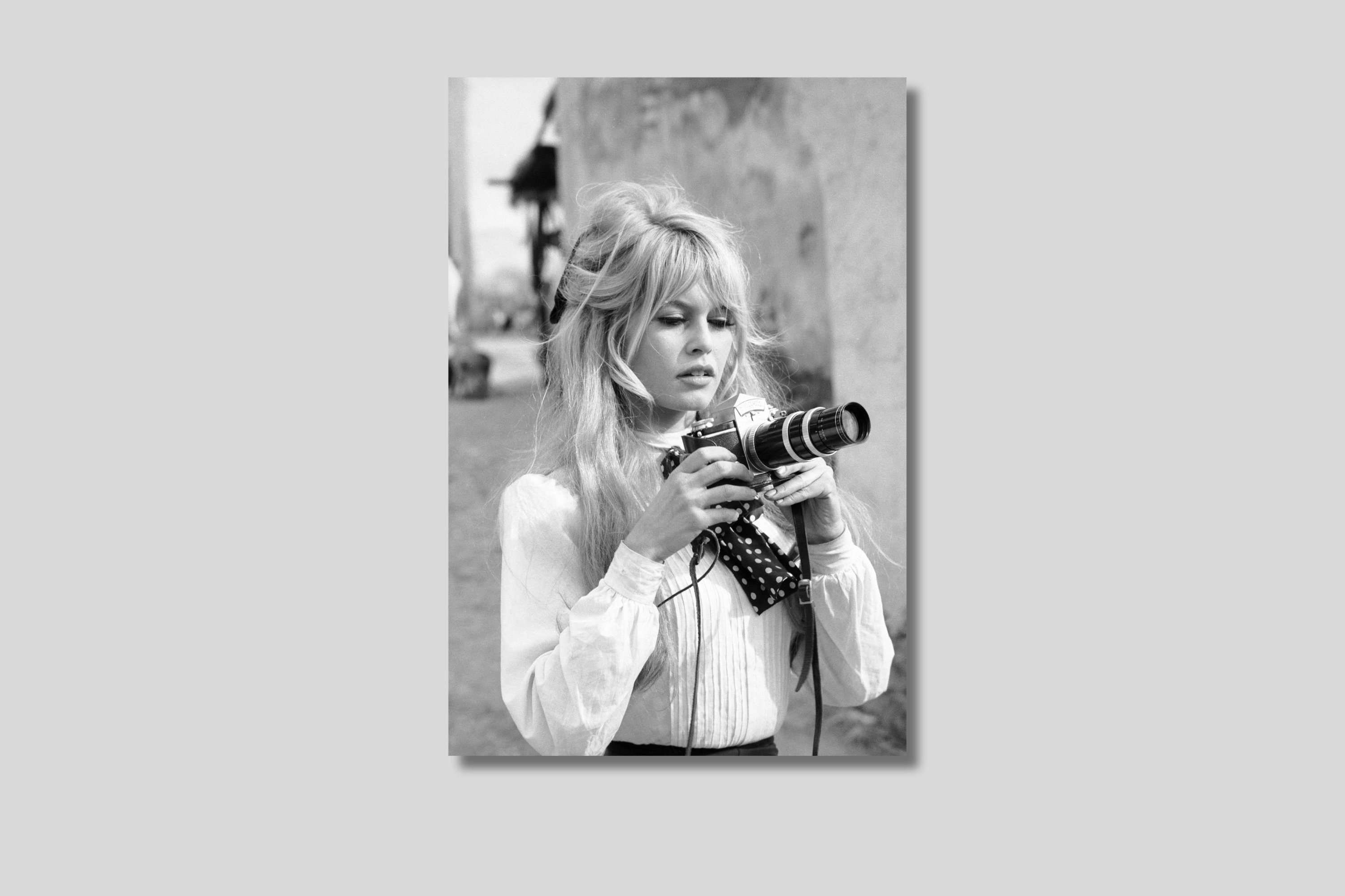 Brigitte Bardot Canvas Black and White Photography Brigitte | Inspire ...
