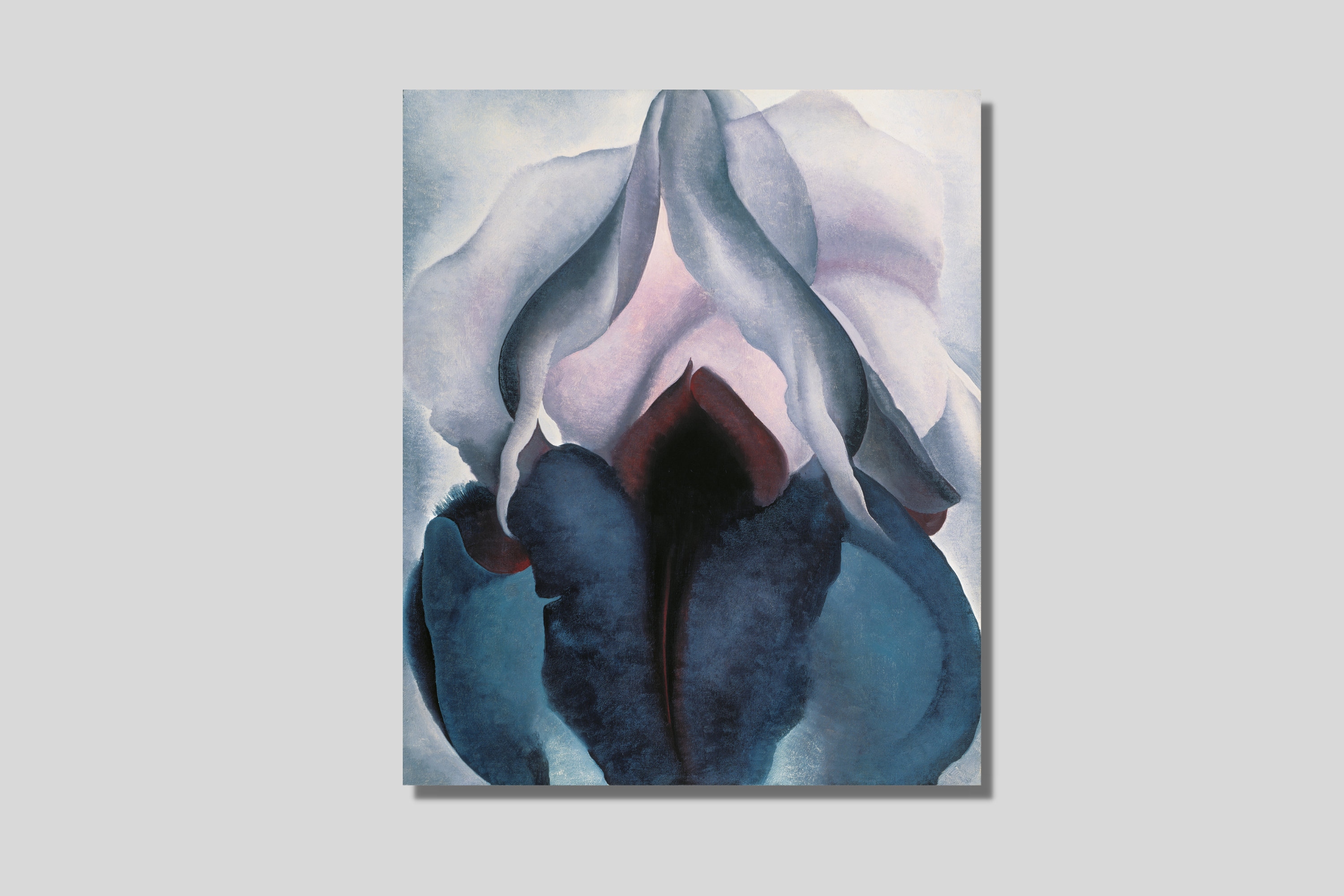 Georgia O'Keeffe Black Iris with Plumeria Art Print,Modernis | Inspire ...