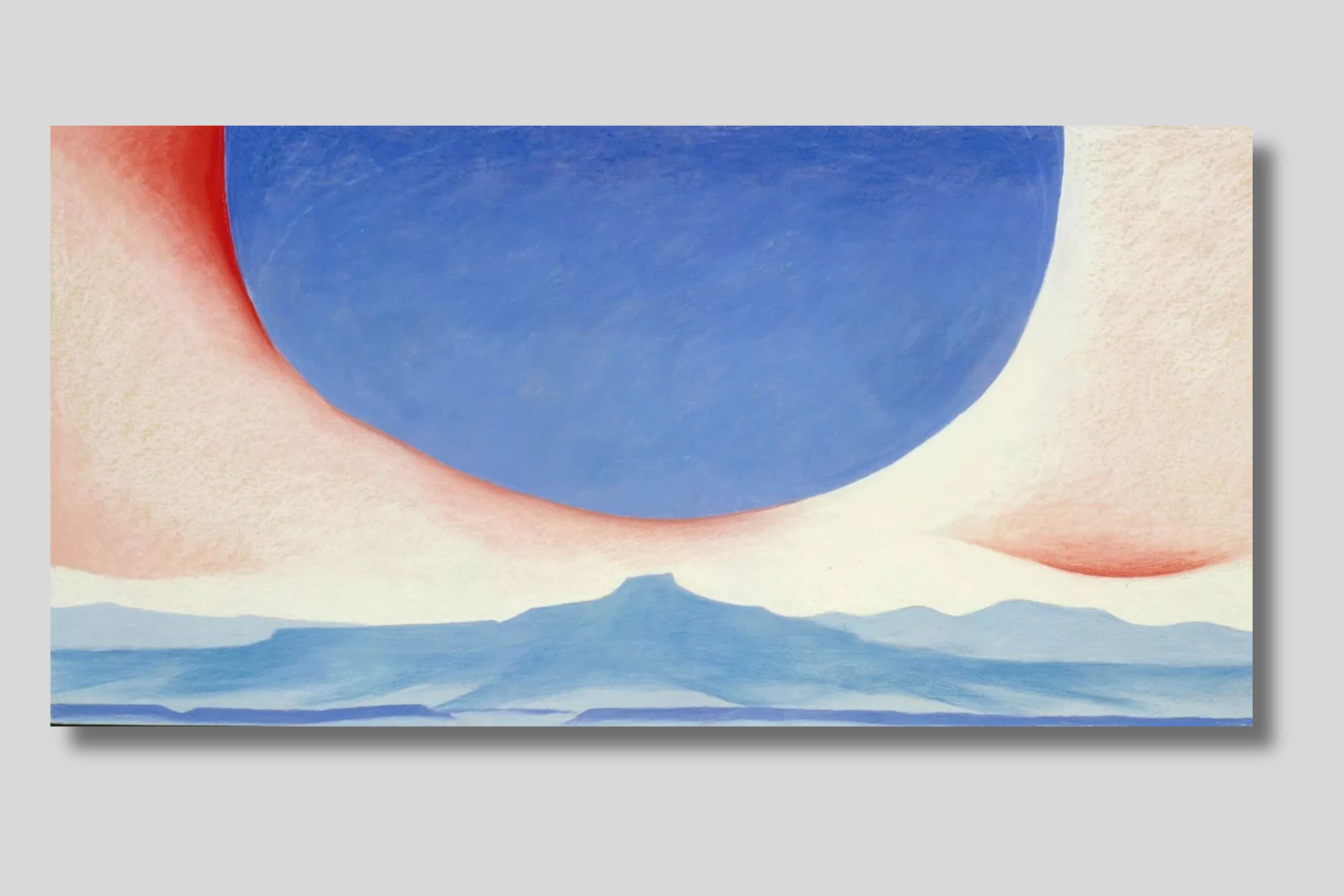 Georgia O'Keeffe Canvas Wall Art Pedernal Giclee Reproductio | Inspire ...