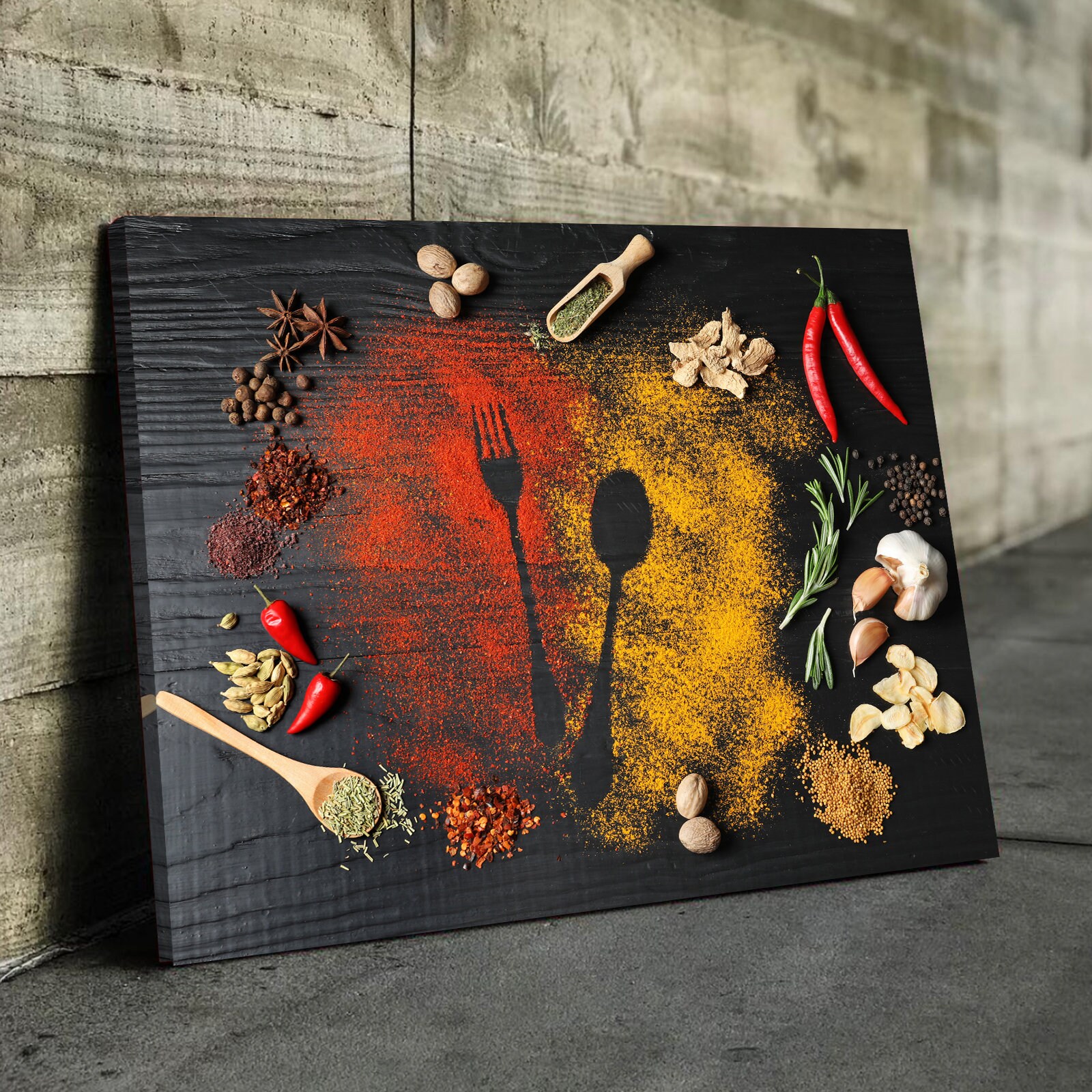 Herbs Spices Kitchen Canvas Wall Art Kitchen Canvas Wall Ar | Inspire ...