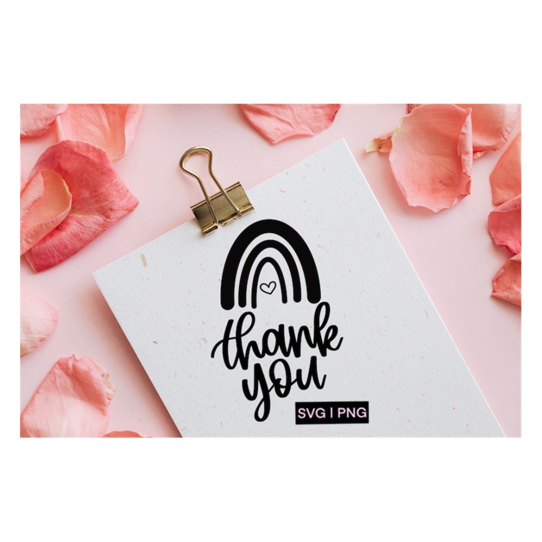 Thank you svg, rainbow svg, thank you cut file, thank you pn | Inspire ...