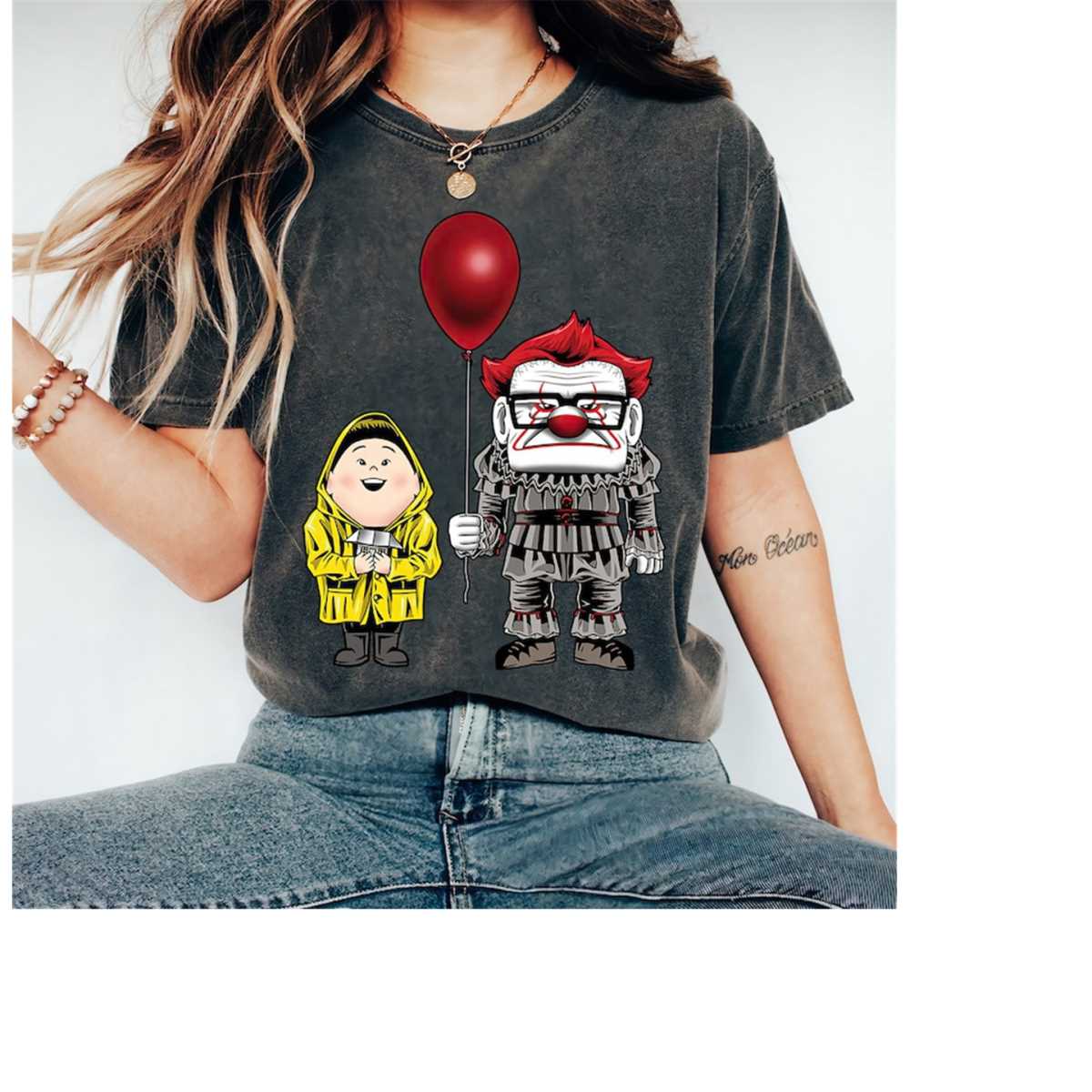Disney Pixar Up Horror Character Pennywise Carl Fredricksen - Inspire ...