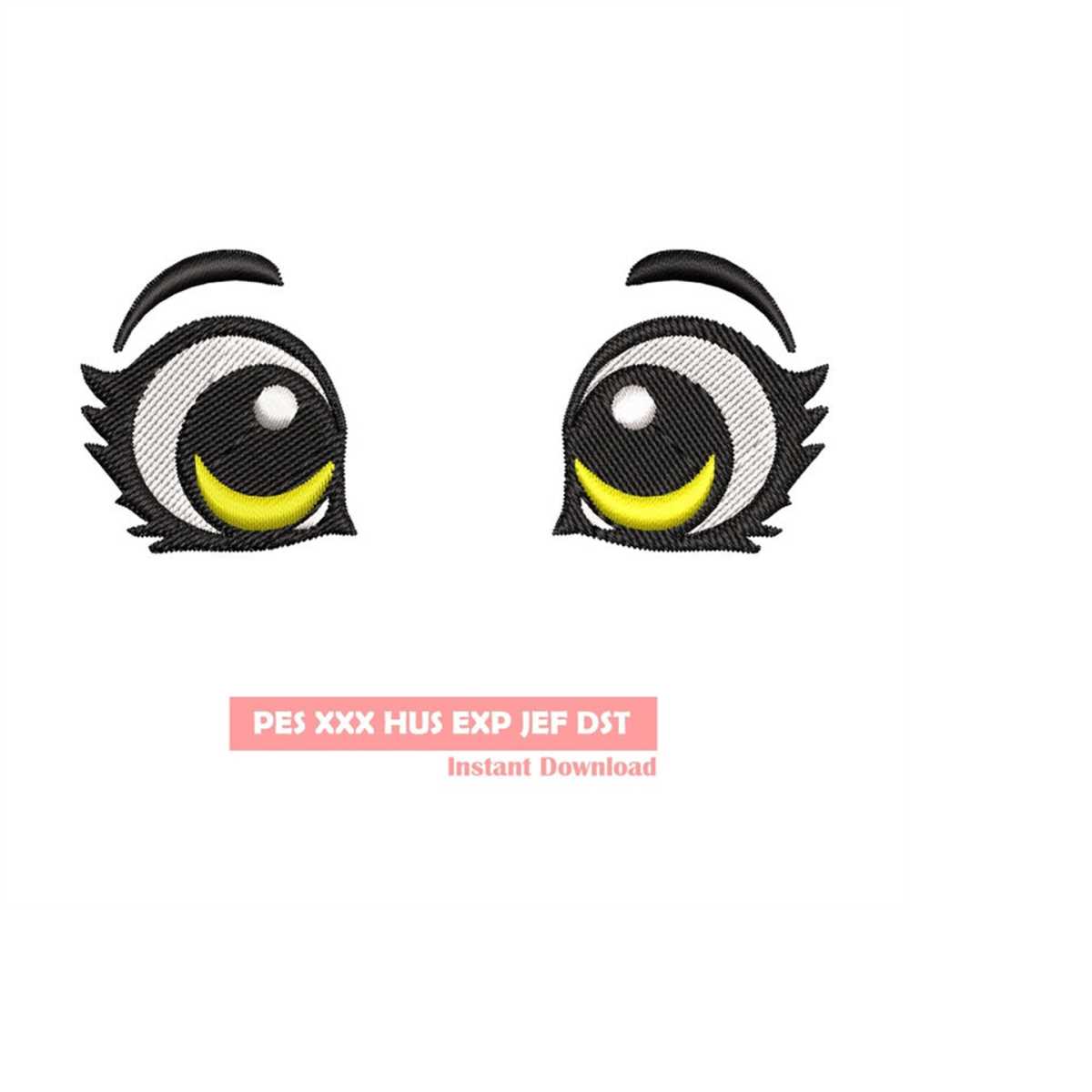 Eyes embroidery design, Embroidery file, Machine Embroidery | Inspire ...