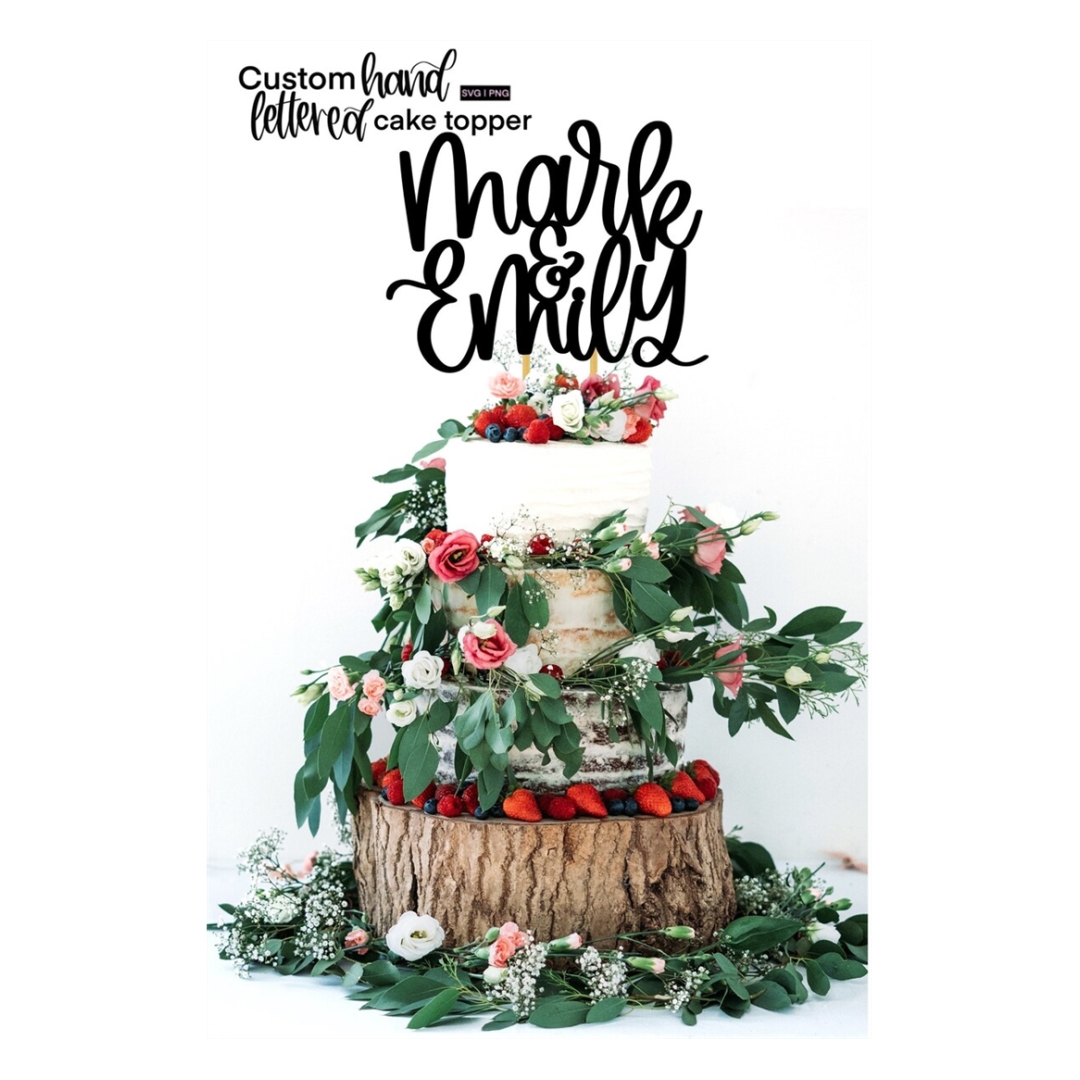 Wedding Cake Topper Svg | Inspire Uplift