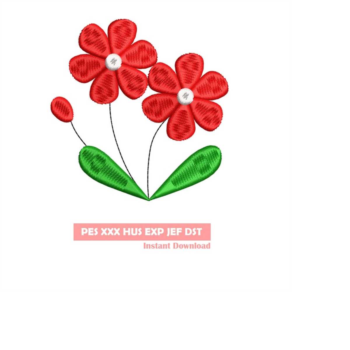 Flower Embroidery design, flower Embroidery file, Machine Em | Inspire ...