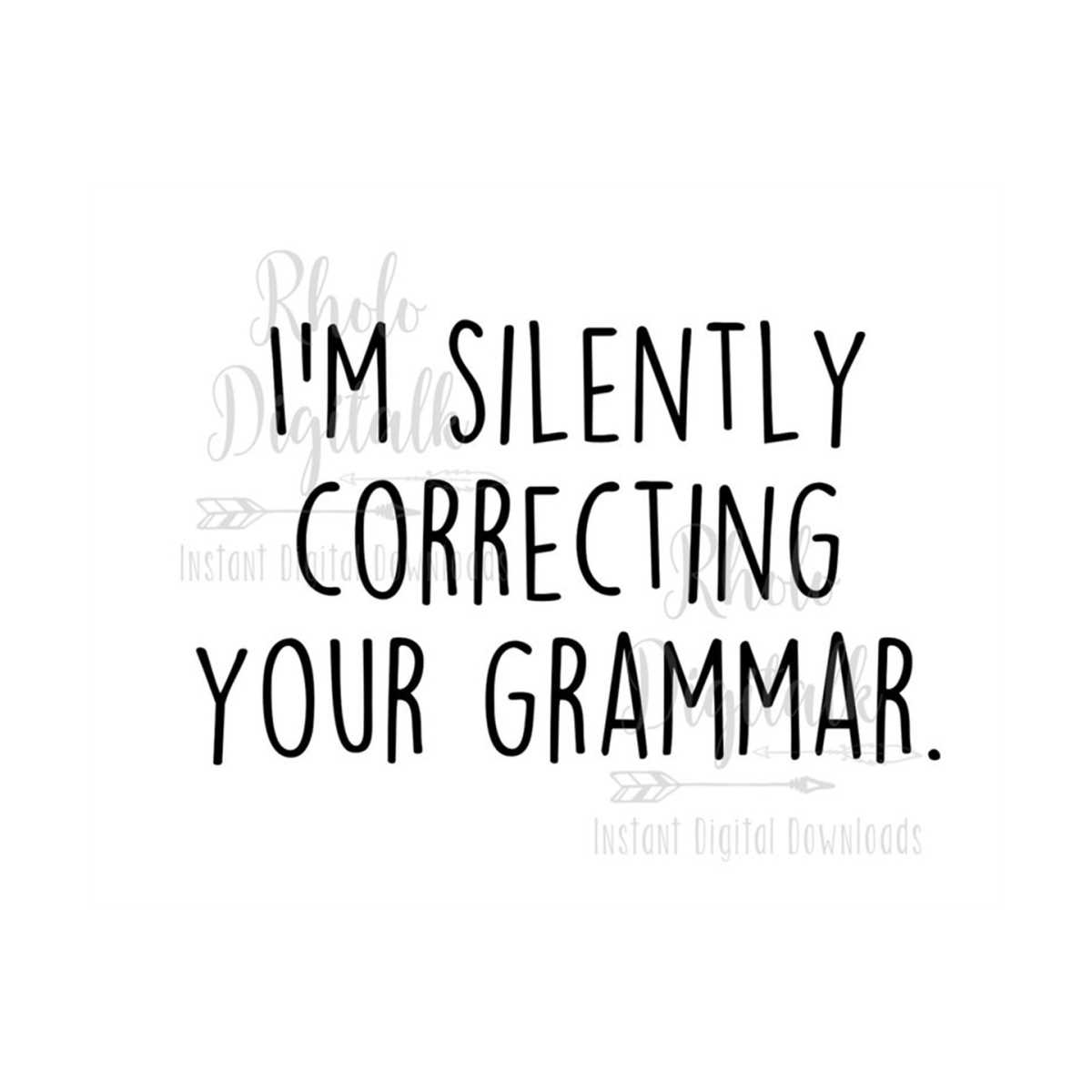 I'm silently correcting your grammer-Instant Digital Downloa | Inspire ...