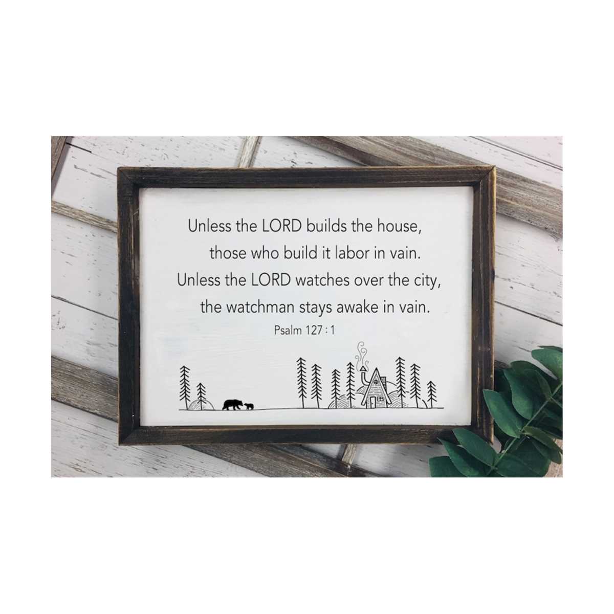 Unless the Lord builds a house svg-Instant Digital Download | Inspire ...