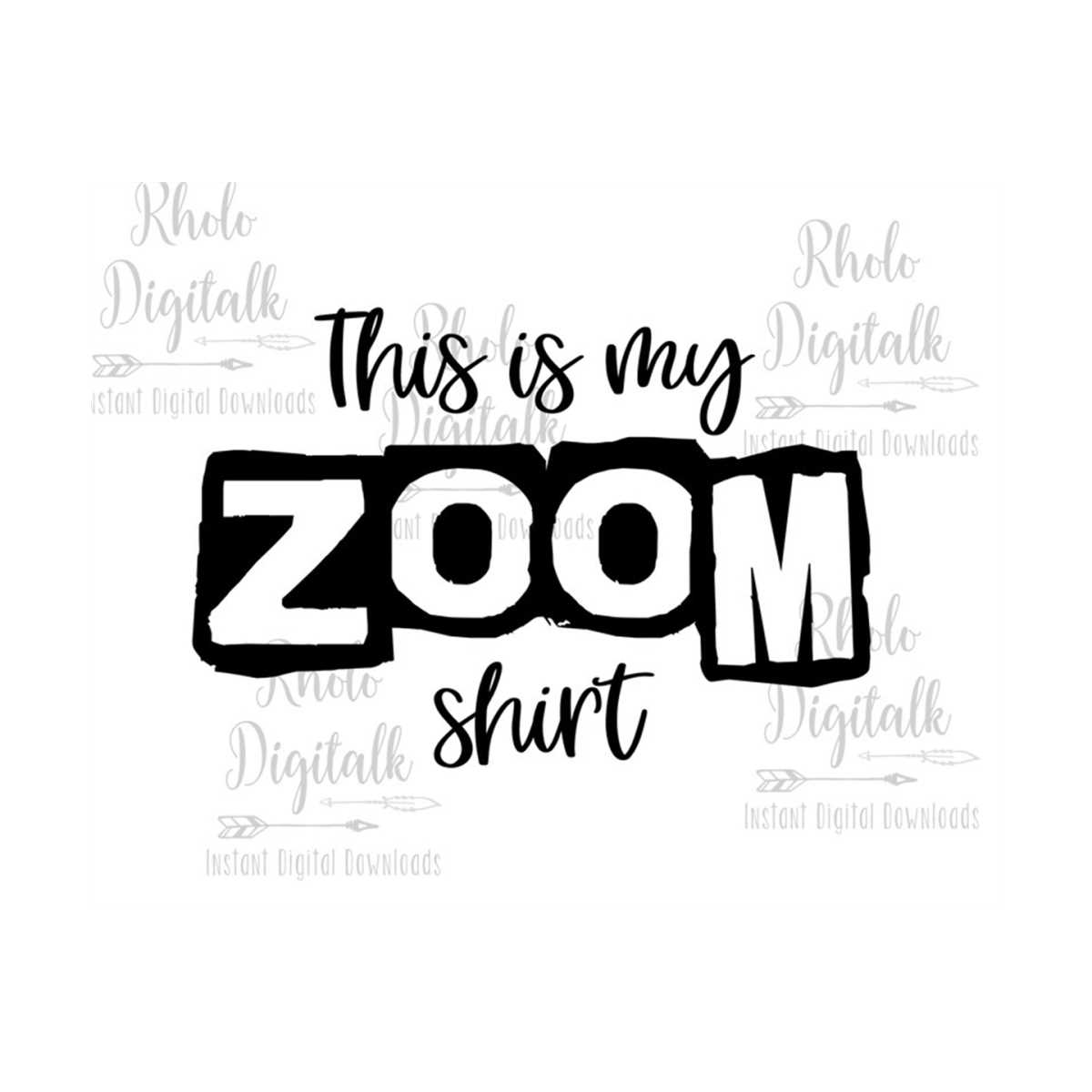 This is my Zoom shirt-svg, Instant Digital Download | Inspire Uplift