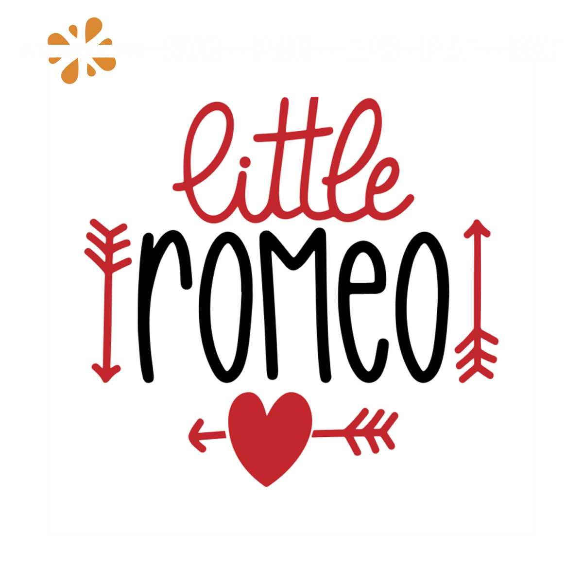 Little Romeo Arrow And Heart Svg | Inspire Uplift