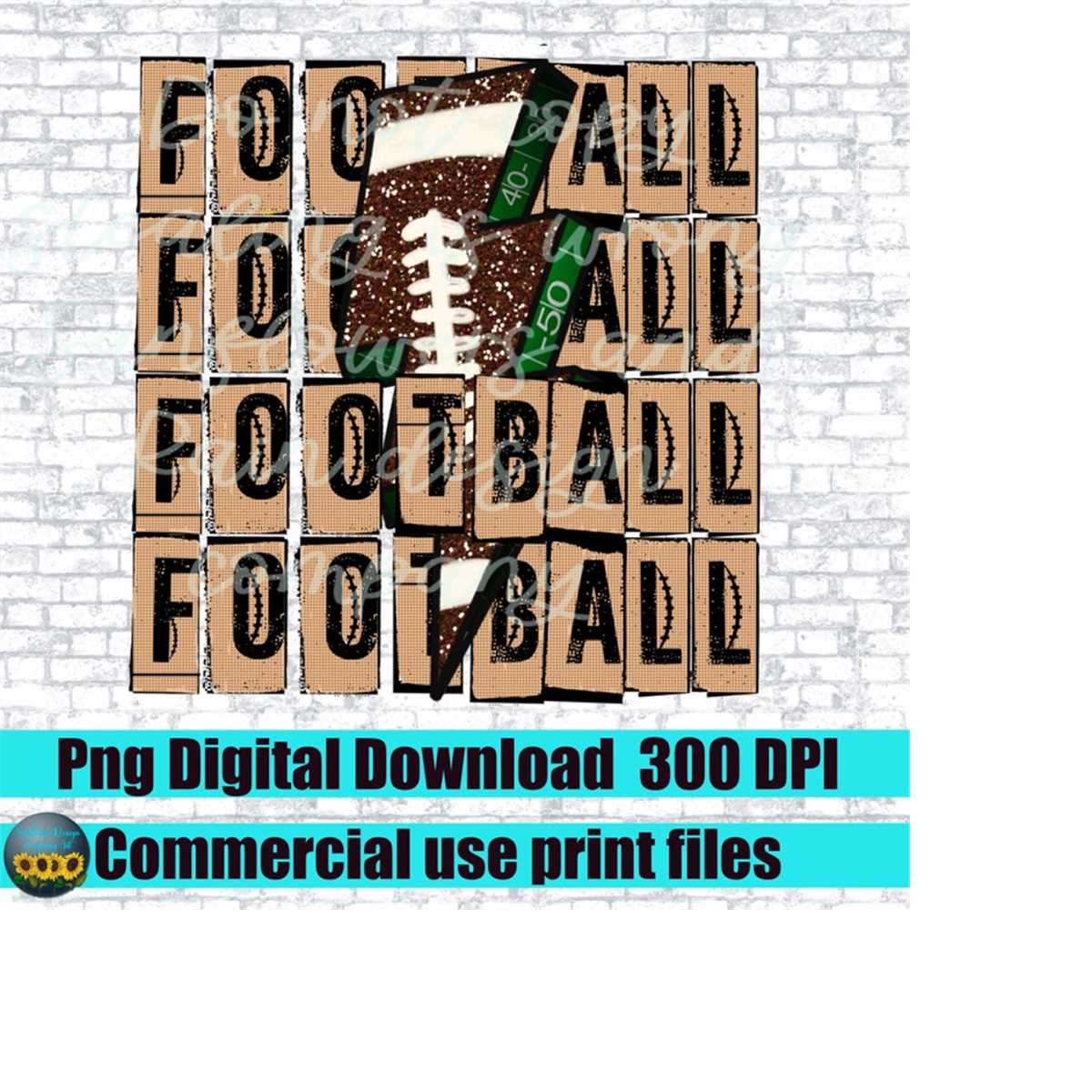 Football stacked Lightning Bolt, Glitter,football field, Fo | Inspire ...