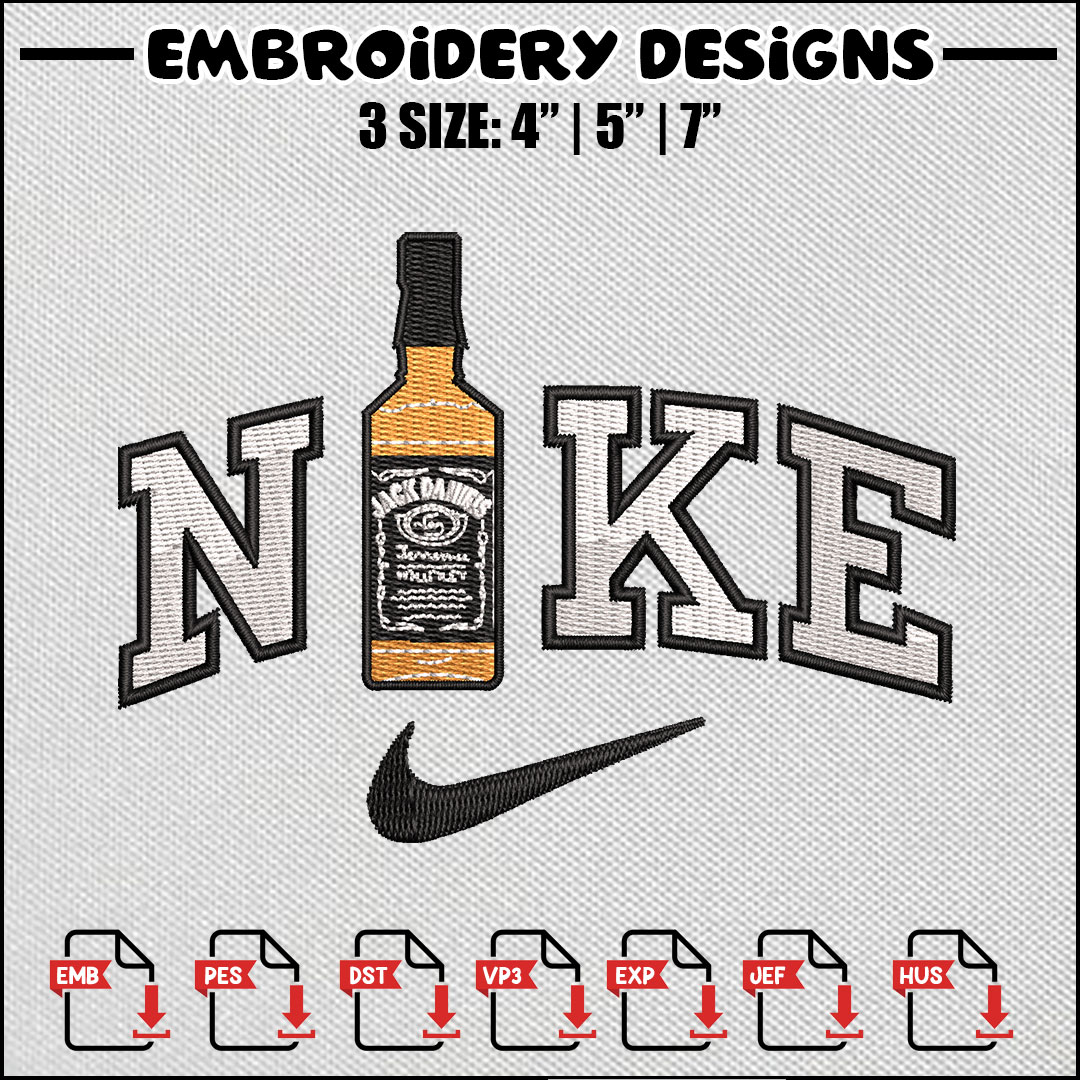 Jack danies nike embroidery design, Nike embroidery, Nike de | Inspire ...