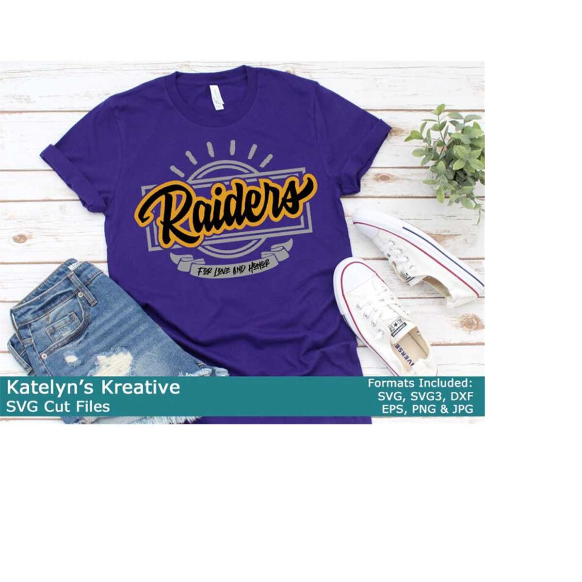 Raiders Script Rectangle SVG Files | Inspire Uplift