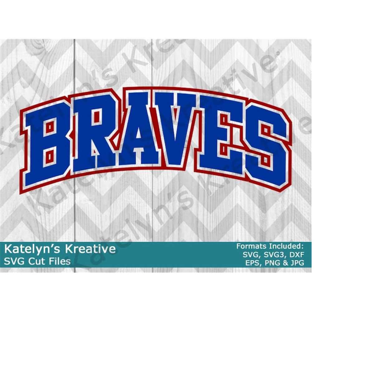 Braves Arched SVG Files - Inspire Uplift