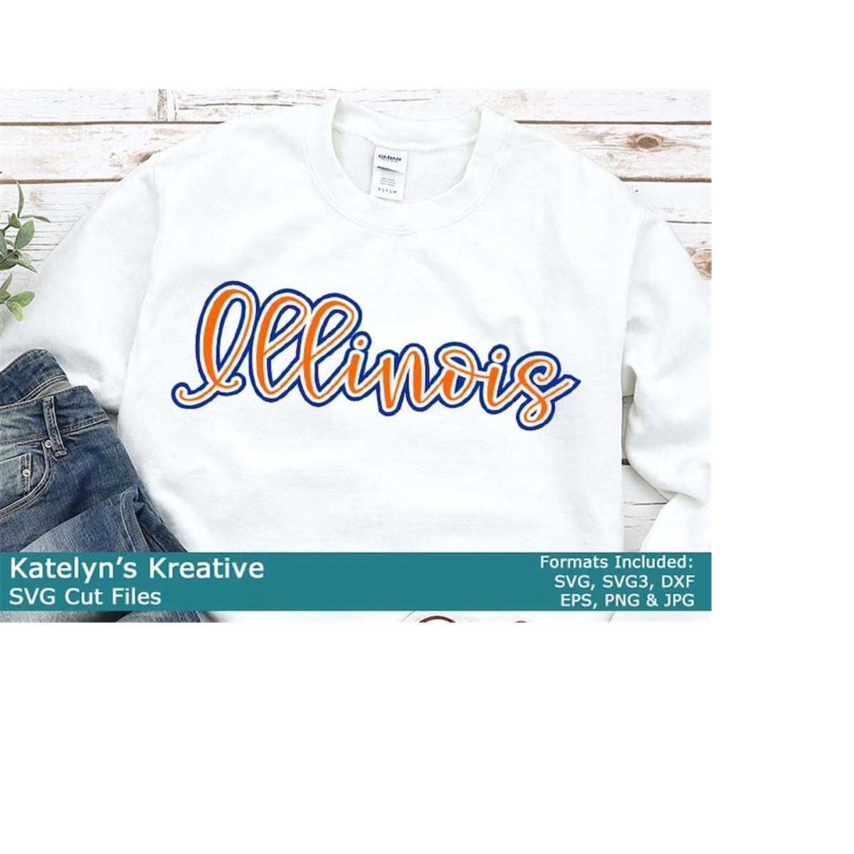 Illinois Script SVG Files (2022 Series) | Inspire Uplift