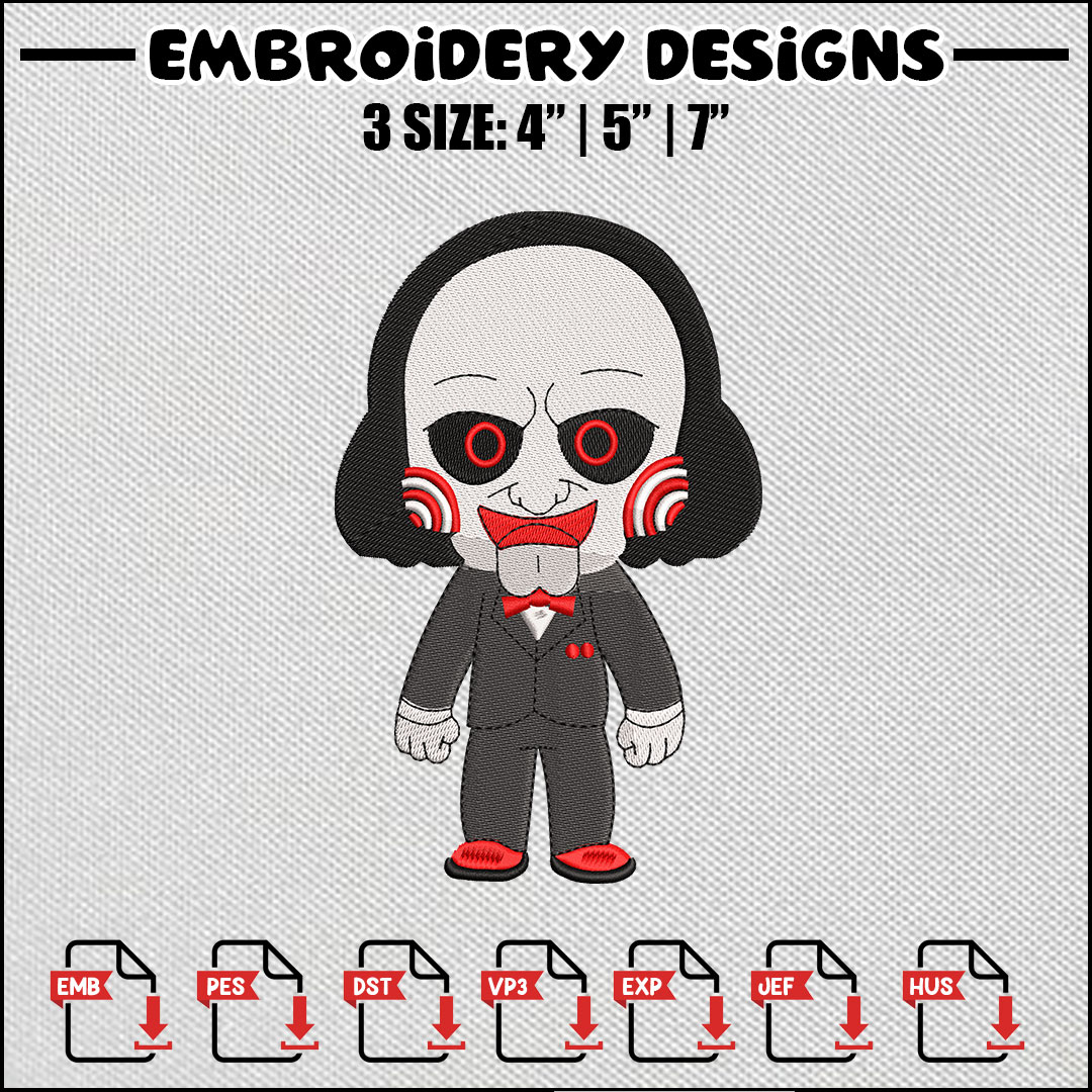 Horror man embroidery design, Horror embroidery, Horror desi | Inspire ...