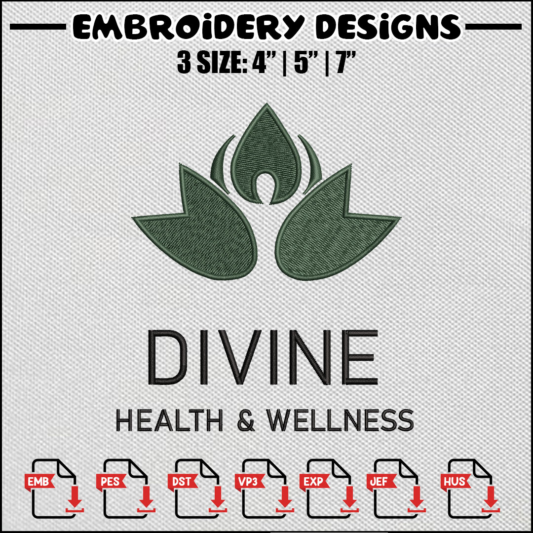 Divine logo embroidery design, Divine embroidery, Logo desig - Inspire ...