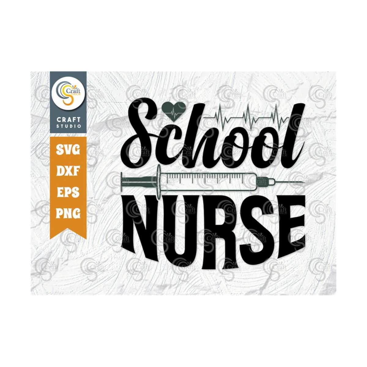 School Nurse SVG Cut File, Nurse Life Svg, Essential Nurse S | Inspire ...