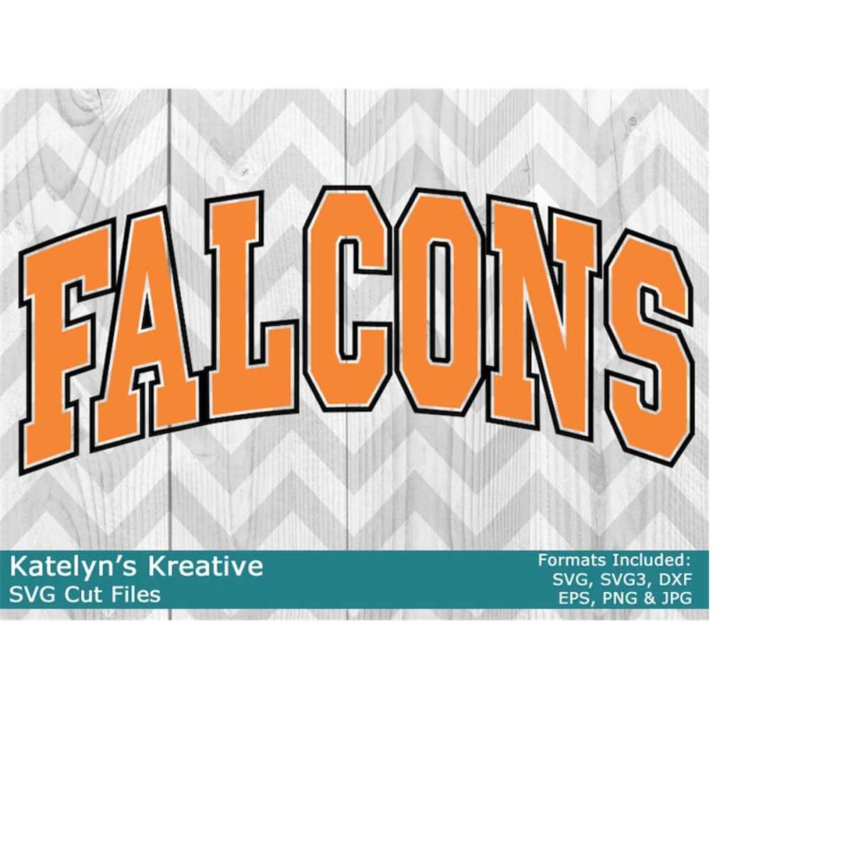 Falcons Arched SVG Files | Inspire Uplift