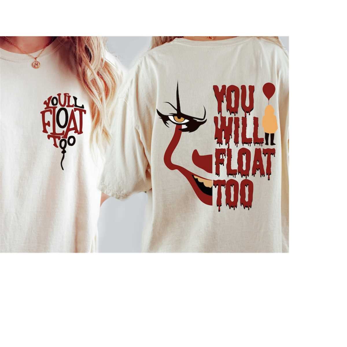 You'll float Too Svg, Clown Balloon Svg, Horror Movies Svg, | Inspire ...