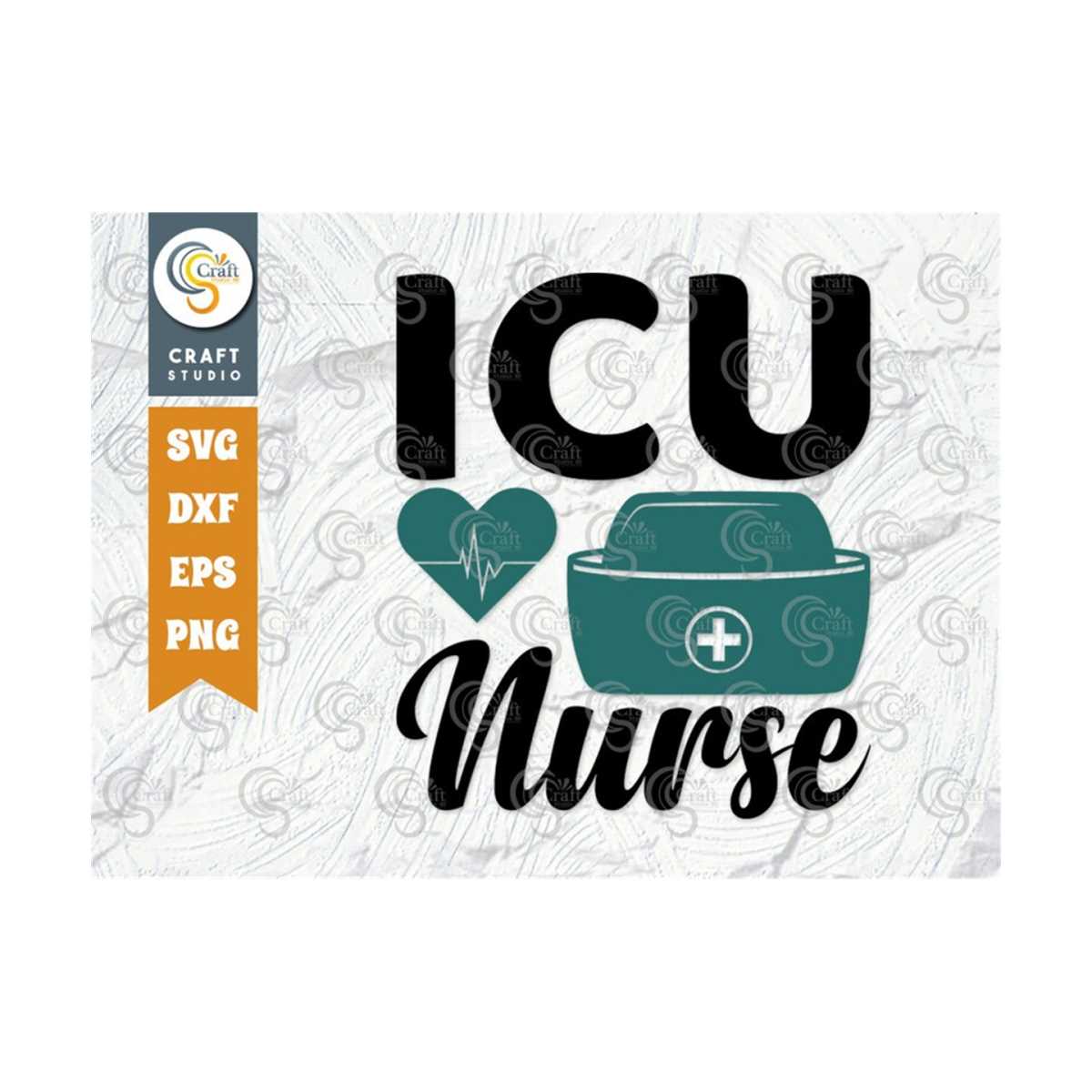 ICU Nurse SVG Cut File, Nurse Gift Svg, Nursing Life Svg, Em - Inspire ...