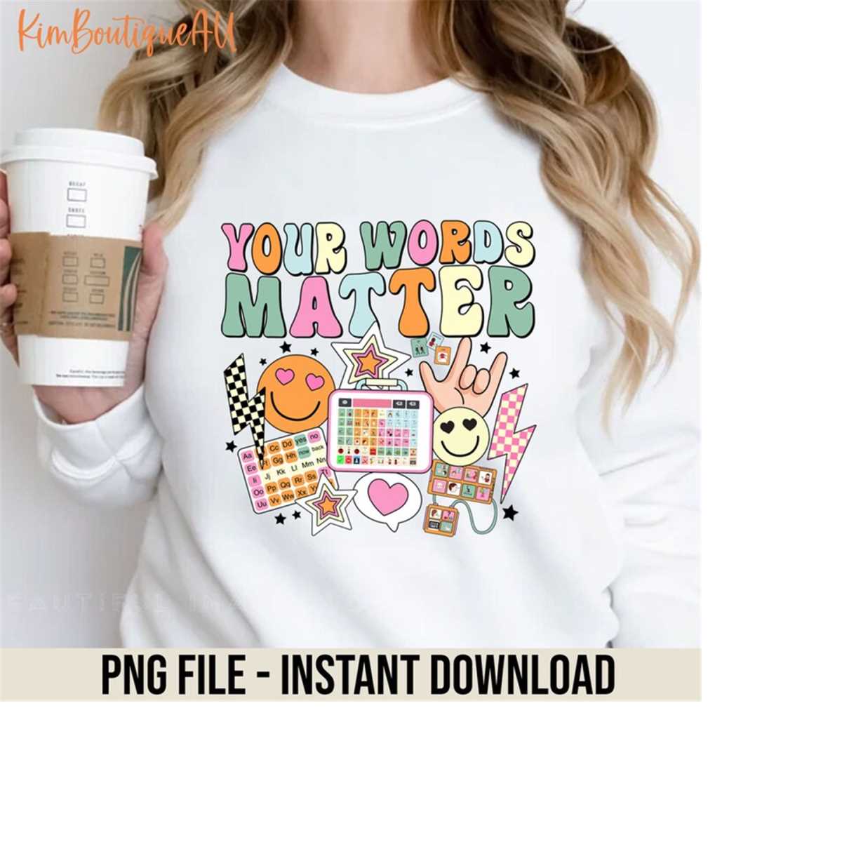 Your Words Matters Png, Speech Language Pathologist Png, Sig - Inspire ...