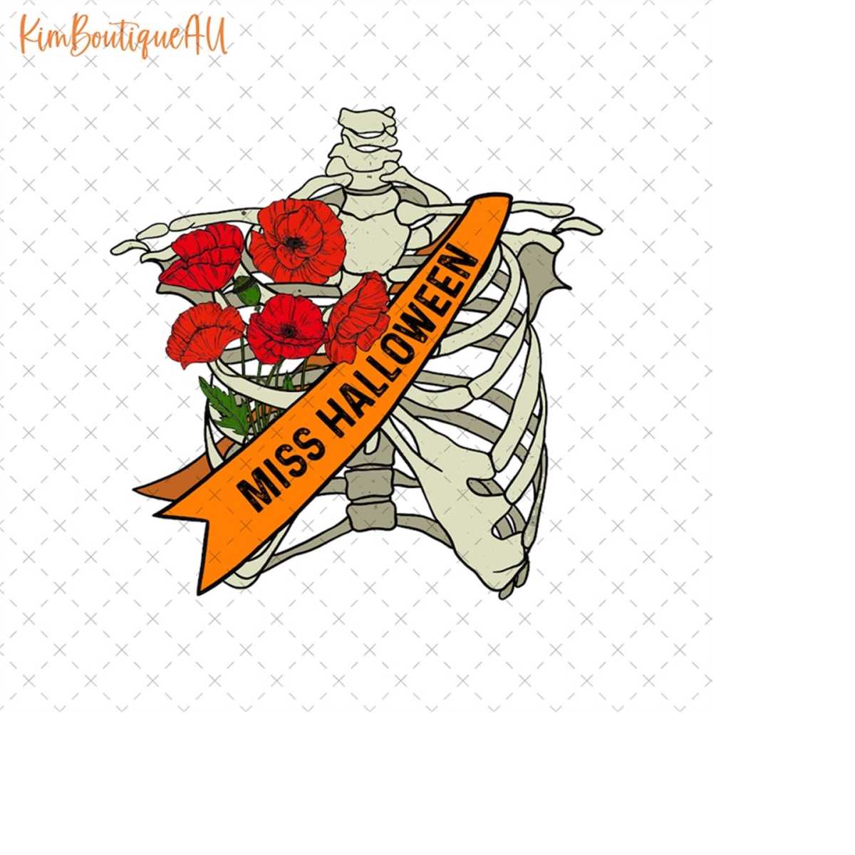 Miss Halloween Skeleton Png, Miss Skeleton Halloween Png, Fu | Inspire ...