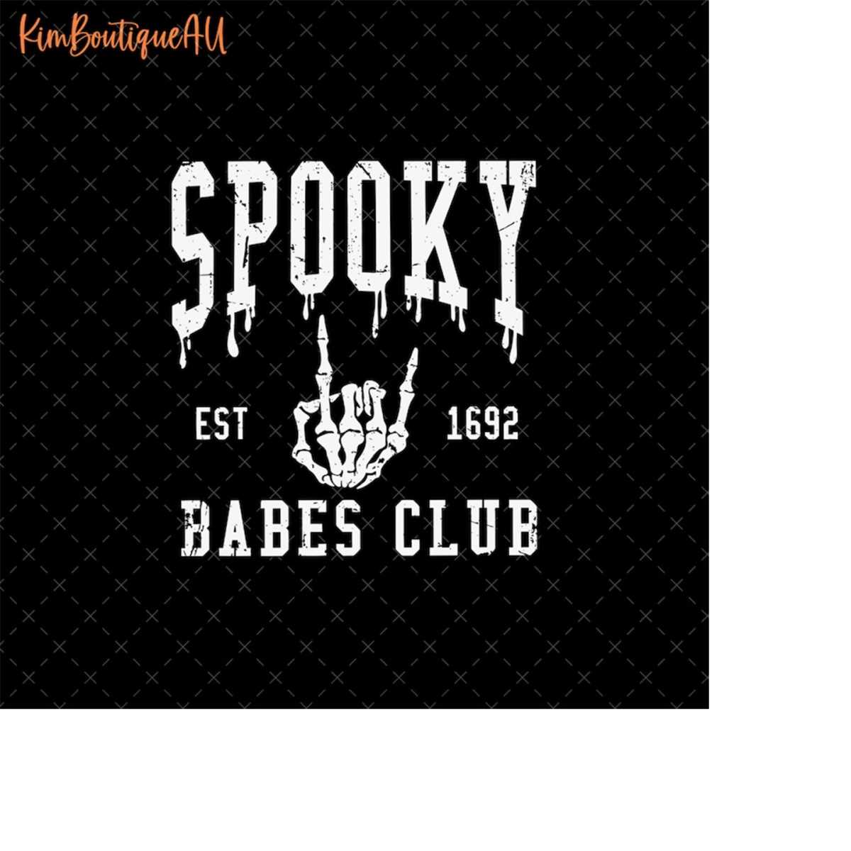 Spooky Est 1692 Png Spooky Babes Club Png Spooky Babes Svg Inspire