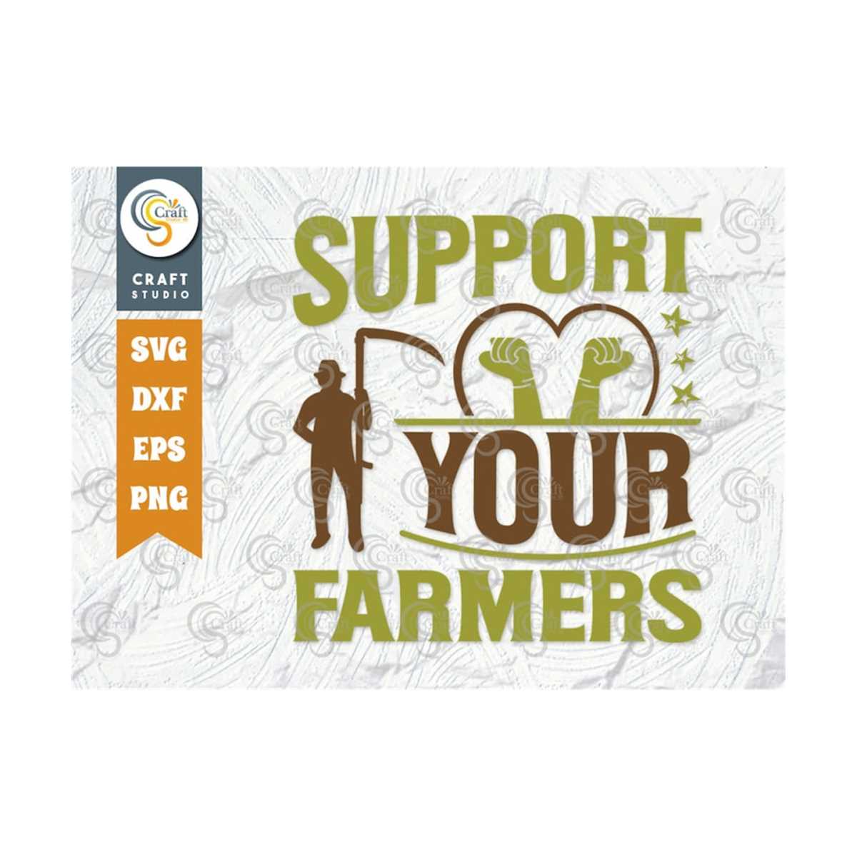 Support Your Farmers SVG Cut File, Farm Svg, Farmer Svg, Far | Inspire ...