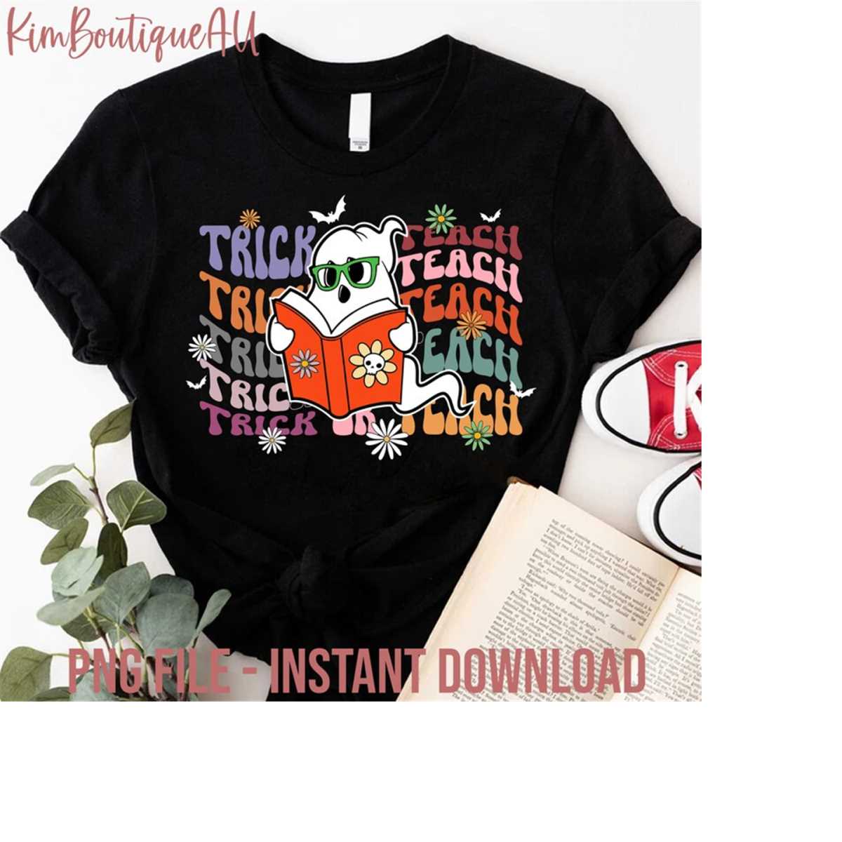 Trick Or Teach Halloween Png, Spooky Teacher Png, Spooky Vib | Inspire ...