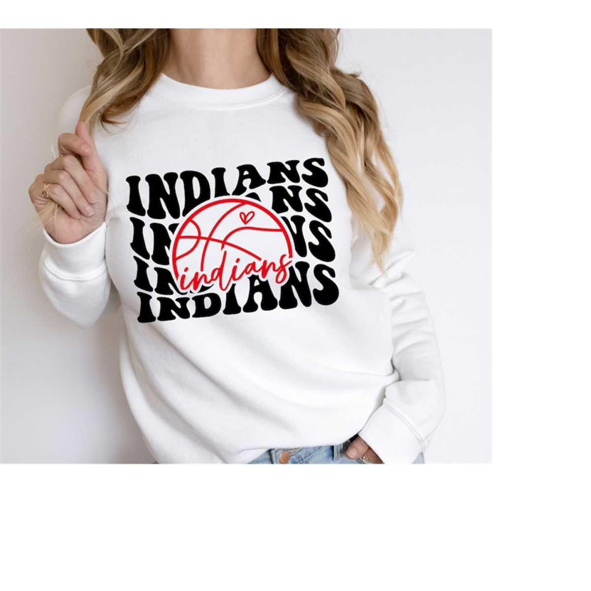 Indians Basketball SVG PNG, Indians svg,Stacked Indians svg | Inspire ...