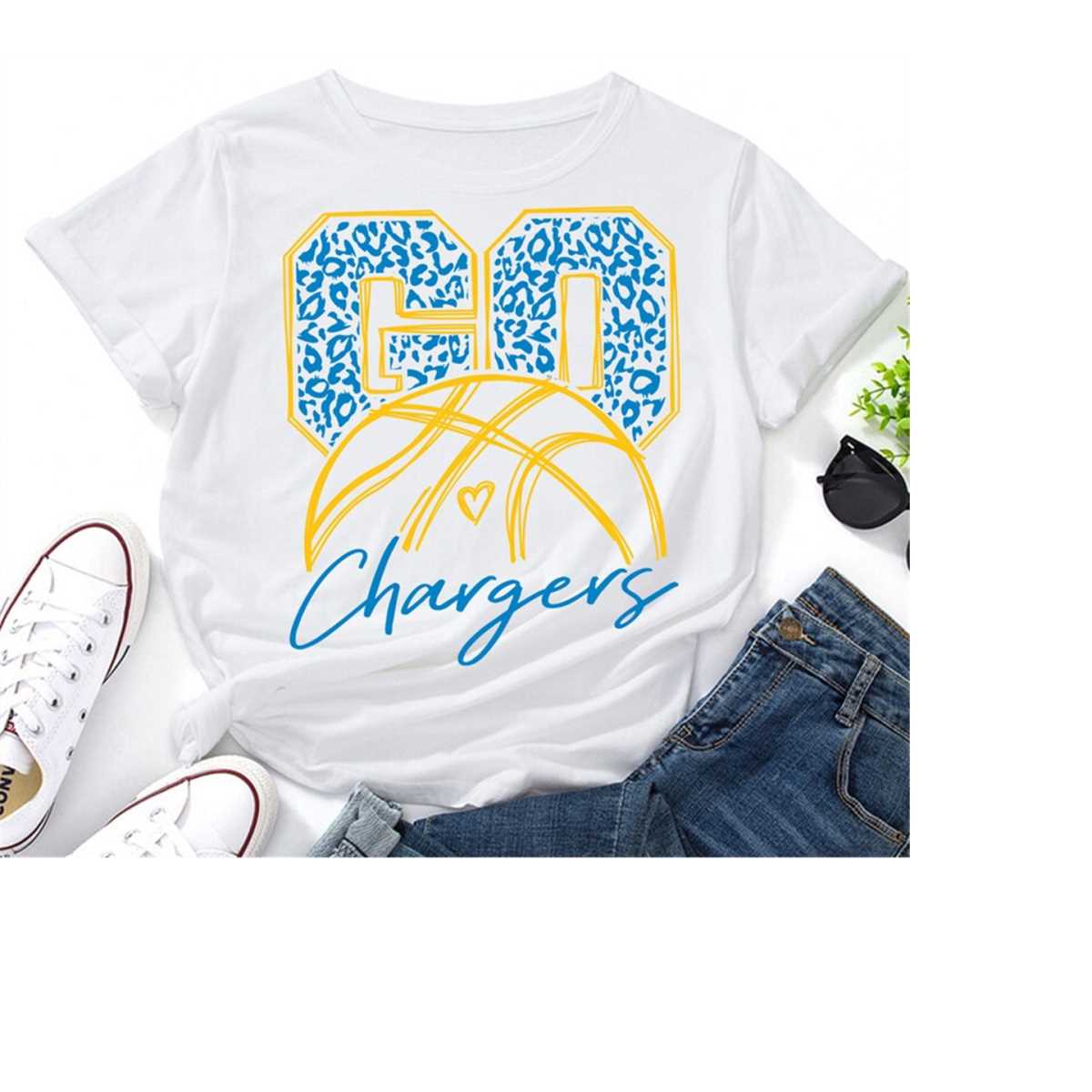 Go Chargers Basketball SVG,Chargers svg,Go Leopard Chargers | Inspire ...