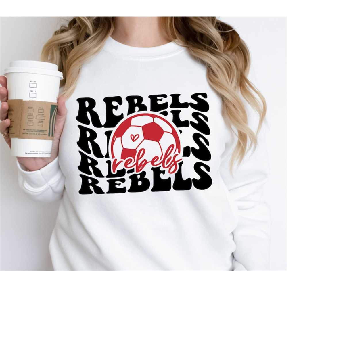 Rebels Soccer SVG PNG,Rebels svg,Stacked Rebels svg,Rebels M | Inspire ...