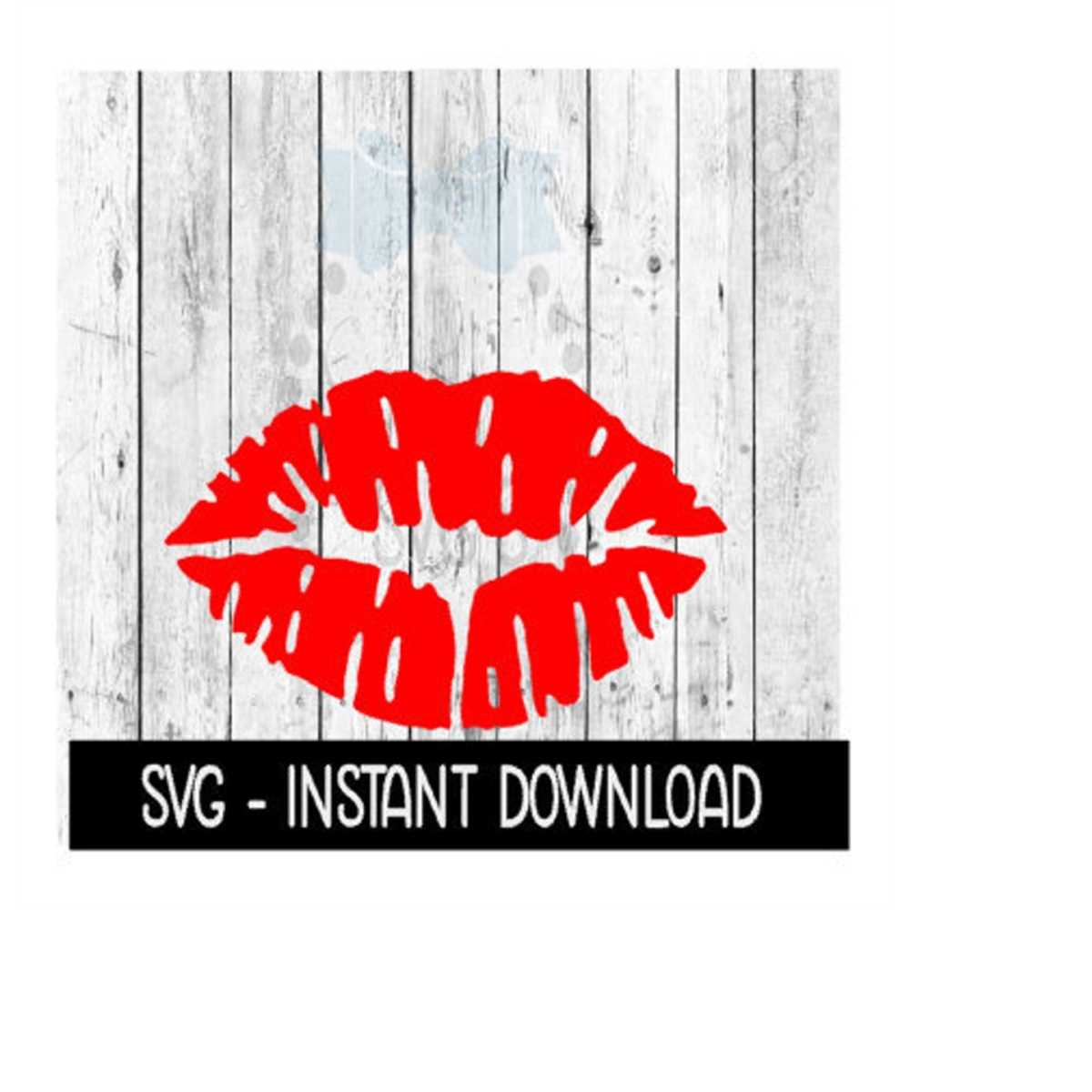 Lips SVG, SVG Files, Instant Download, Cricut Cut Files, Sil | Inspire ...