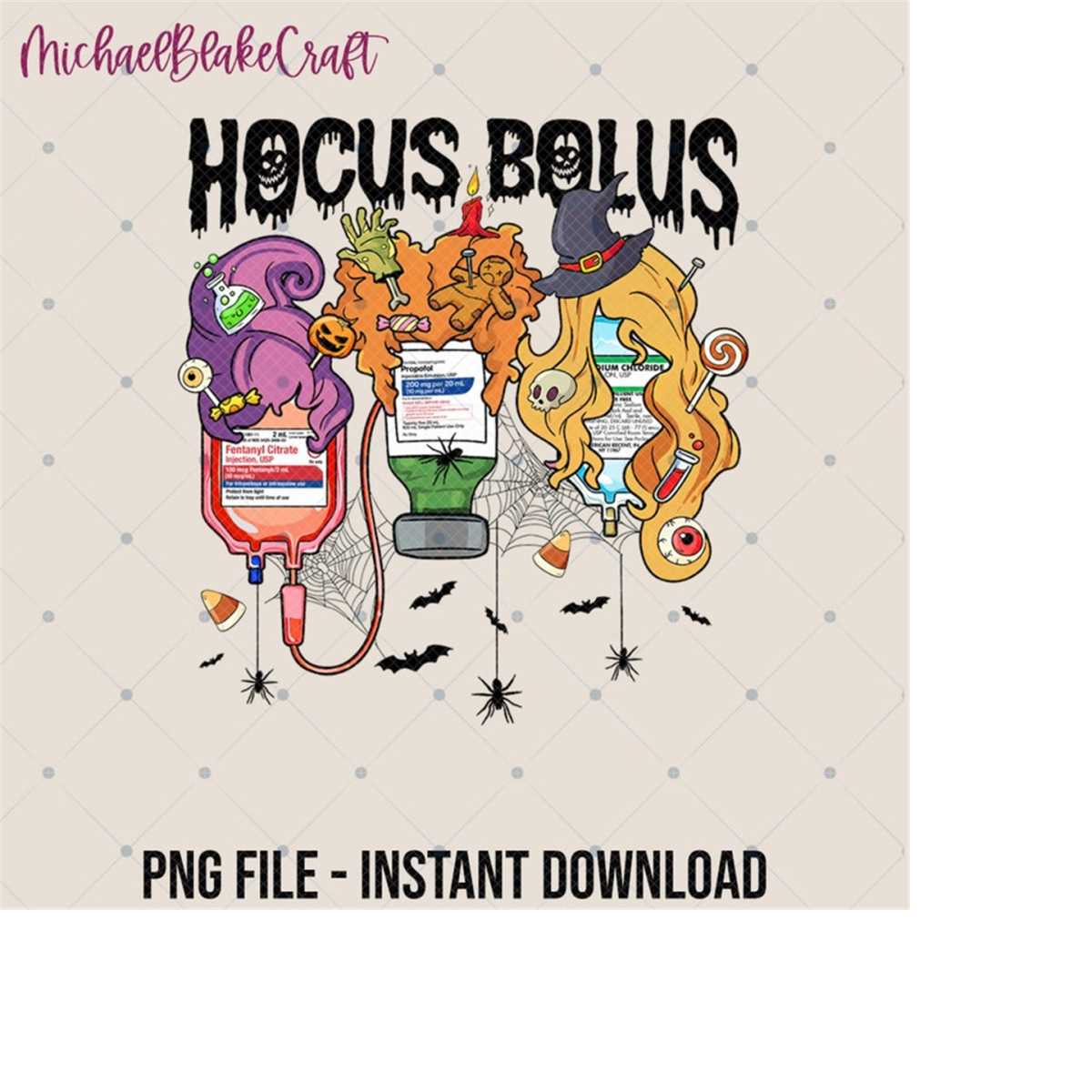 Hocus Bolus Funny Nurse Halloween Png, Witch Nurse Png, Hocu | Inspire ...