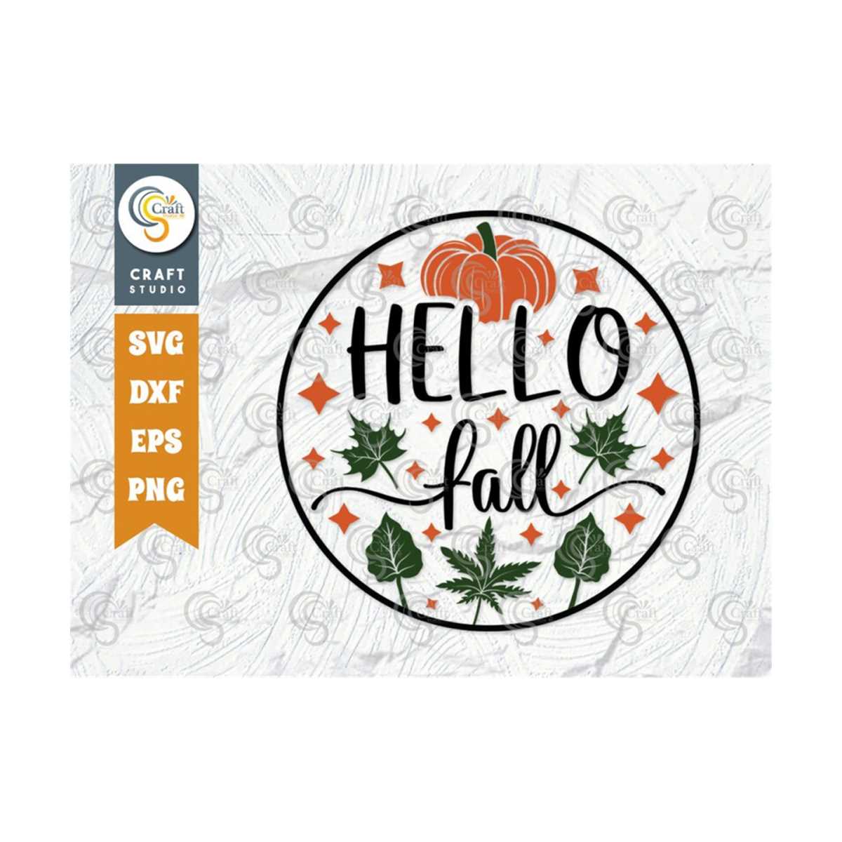 Hello Fall SVG Cut File, Thanksgiving Svg, Fall Svg, Welcome - Inspire ...