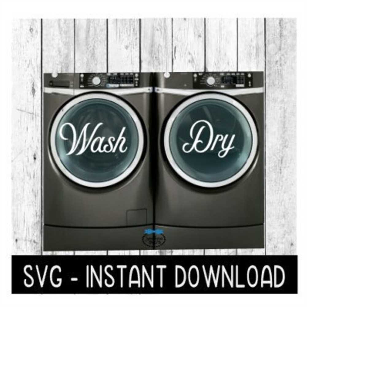 Wash And Dry SVG, Washing Machine & Dryer SVG Files, Washer | Inspire ...