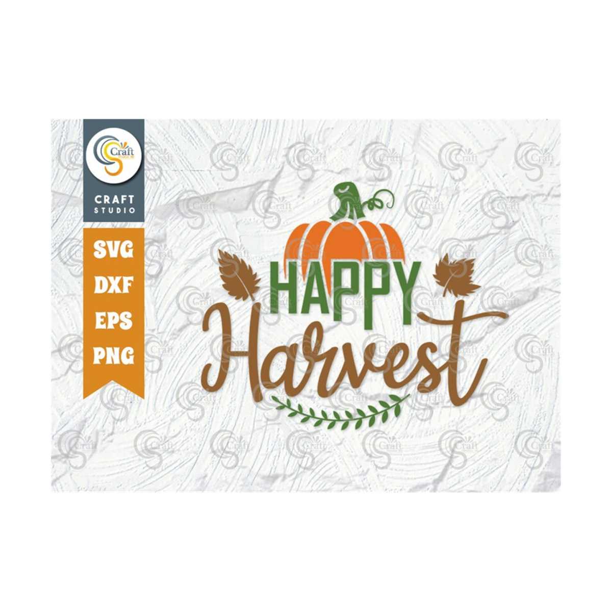 Happy Harvest SVG Cut File, Fall Svg, Thanksgiving Svg, Harv | Inspire ...