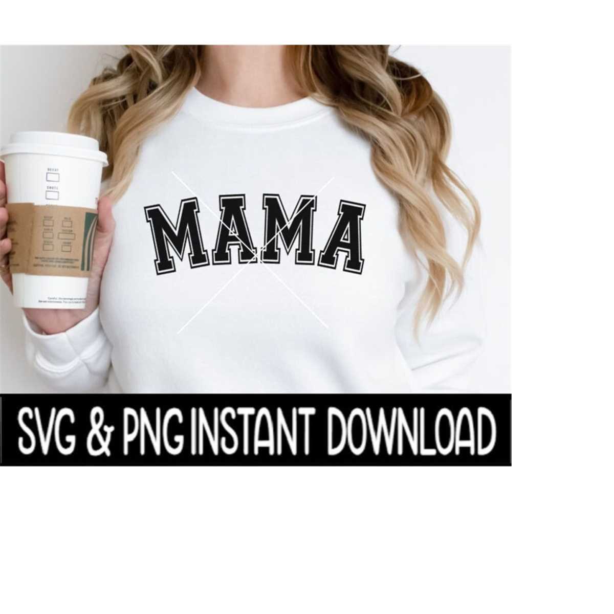 Mama SVG File, Mama PNG, Mother's Day SVG, College Font Curv | Inspire ...