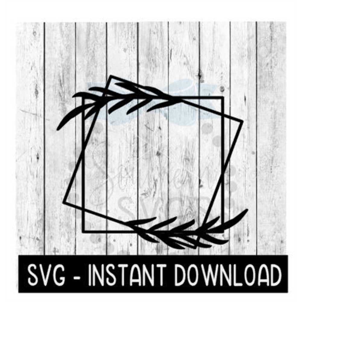 Layered Stacked Square Frames SVG, Square Frame Swag SVG Fil - Inspire ...