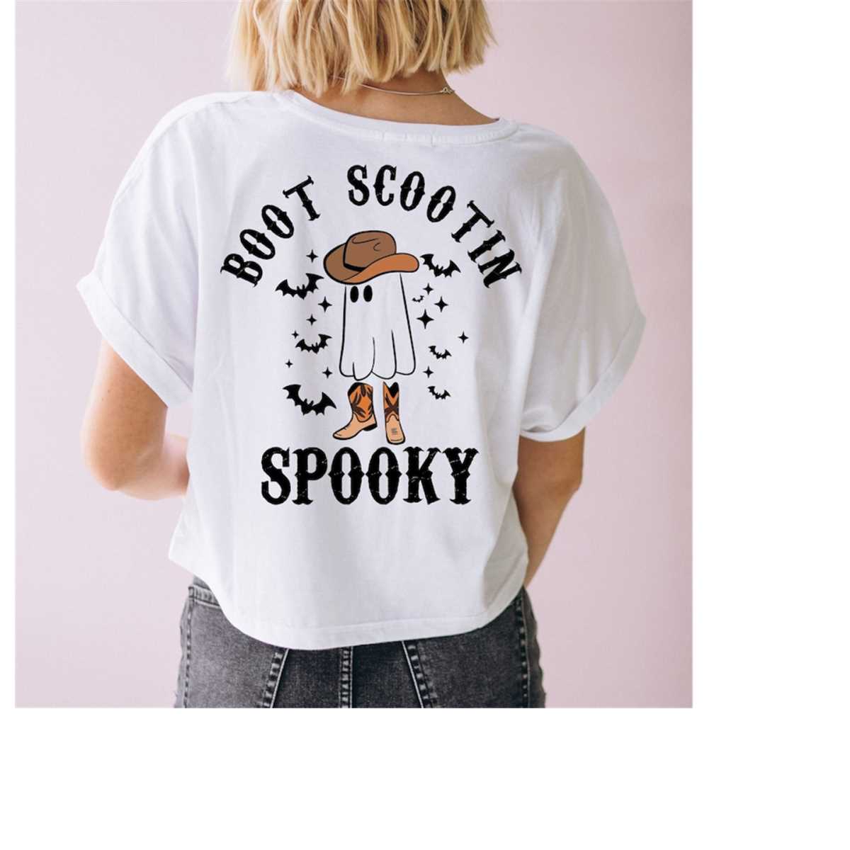 Boot Scootin Spooky png, Western Ghost png, Retro Halloween - Inspire ...