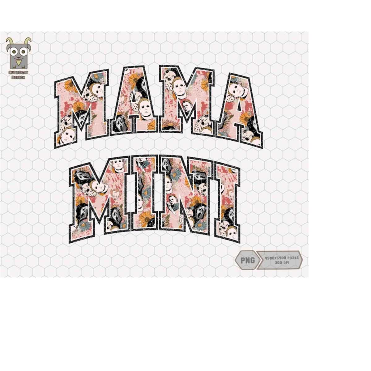 Mama Mini Png, Spooky Mini Png, Spooky mama Png, Matching Ha - Inspire ...